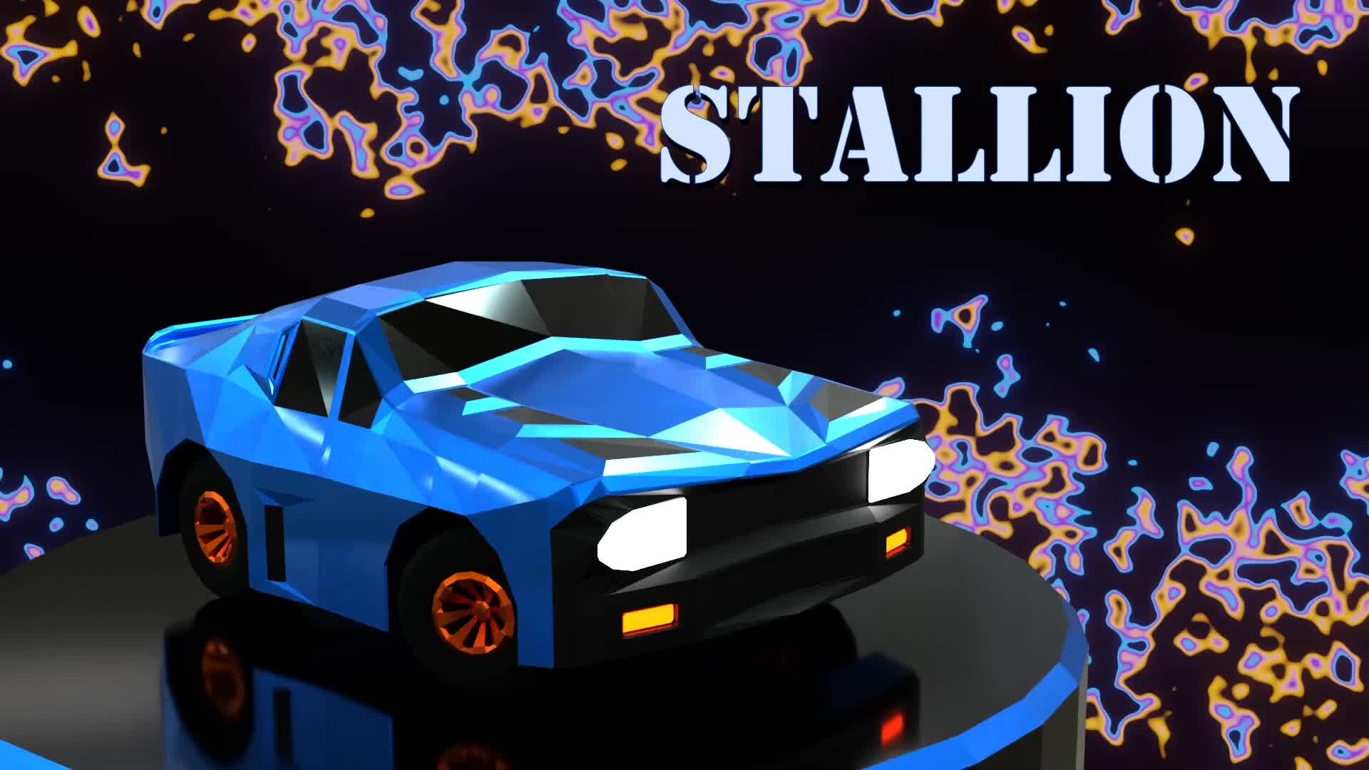 ArtStation - Stylized Muscle Car Designs