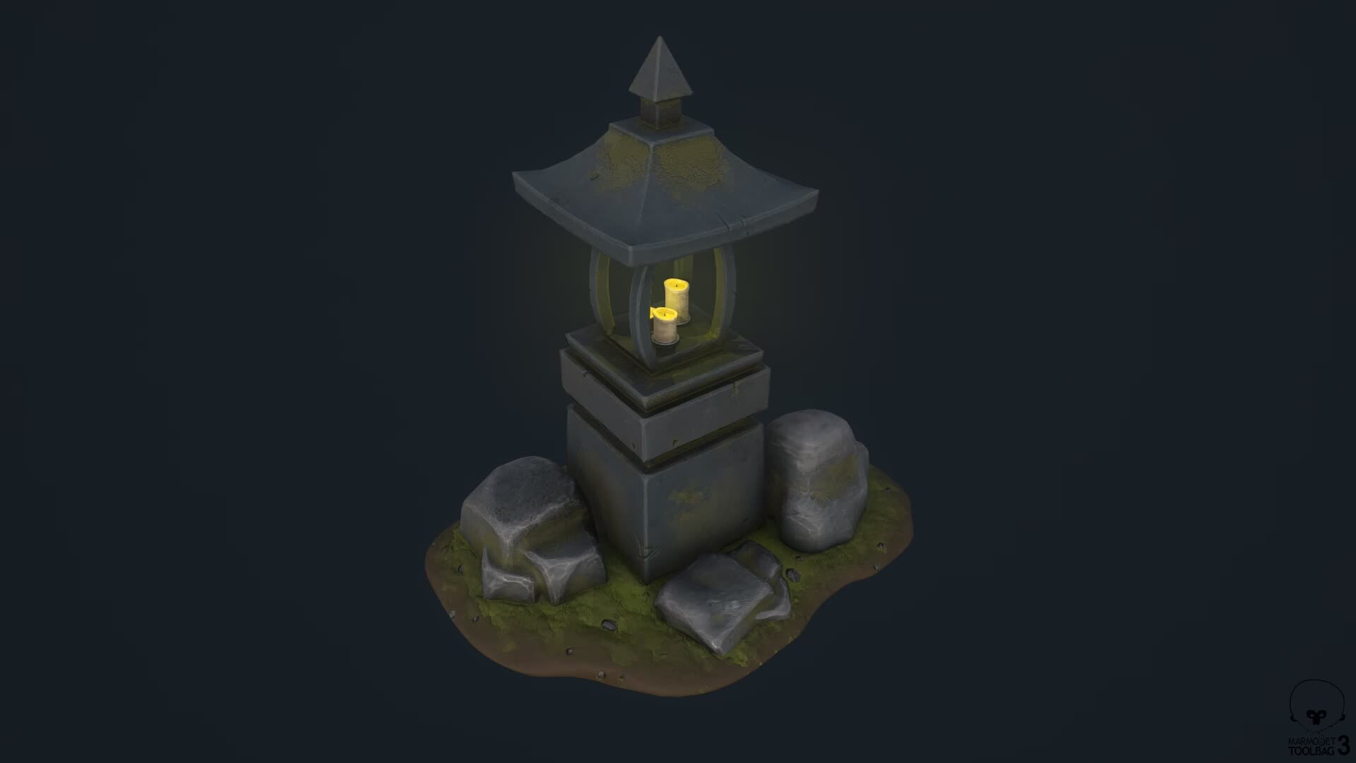 ArtStation - Stone Lantern