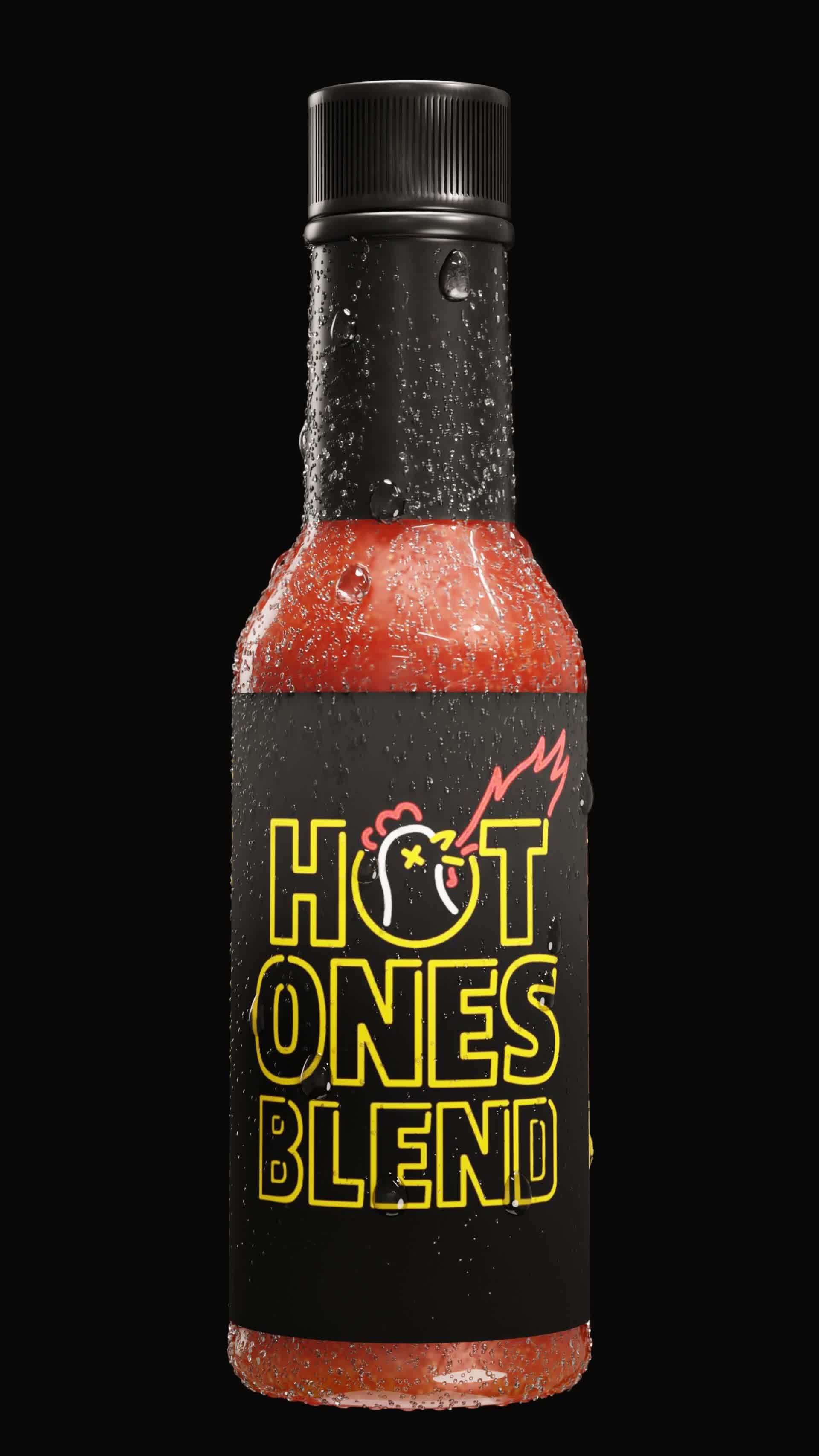 ArtStation - Hot Ones Bottles