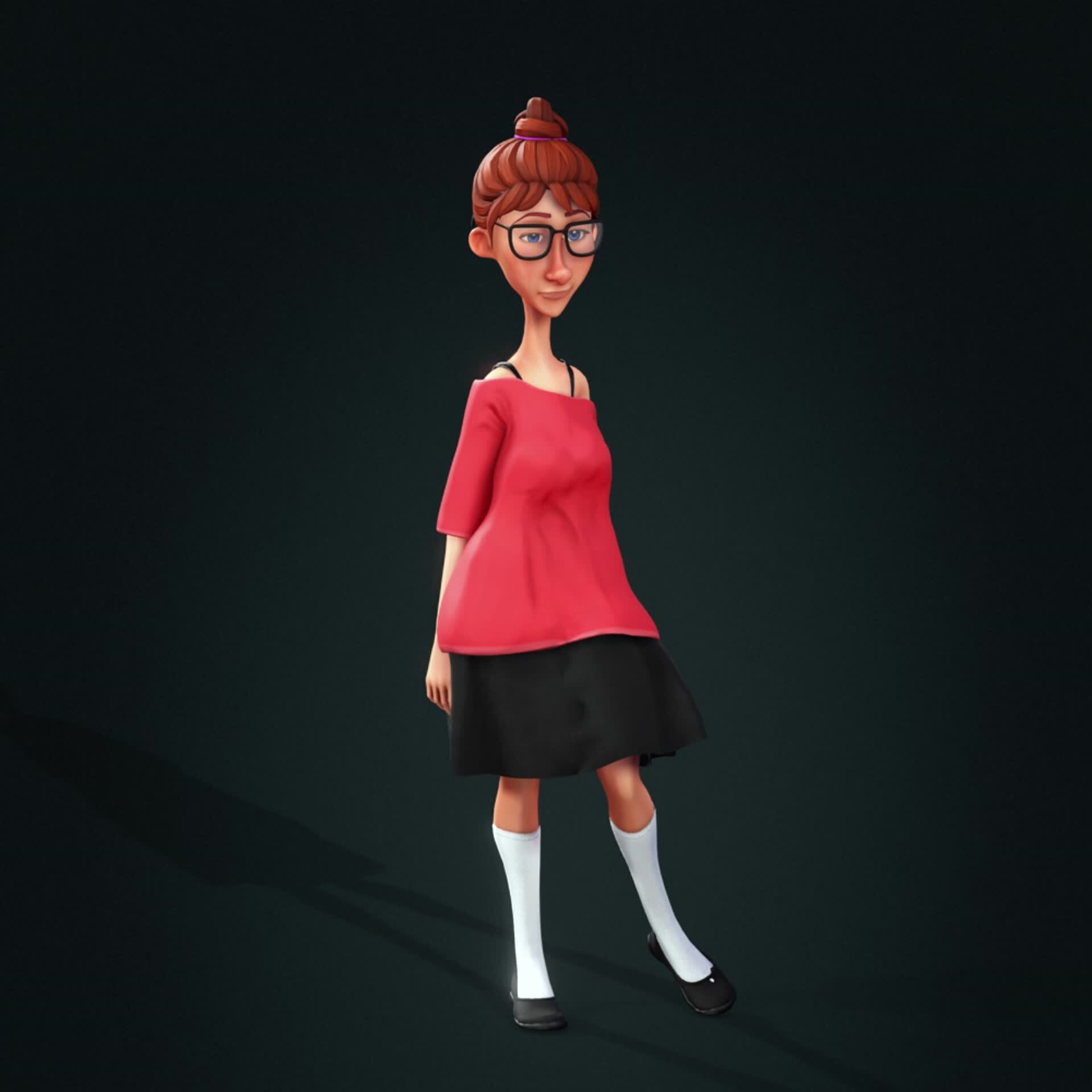 ArtStation - Stylized Female A02 for Character Creator