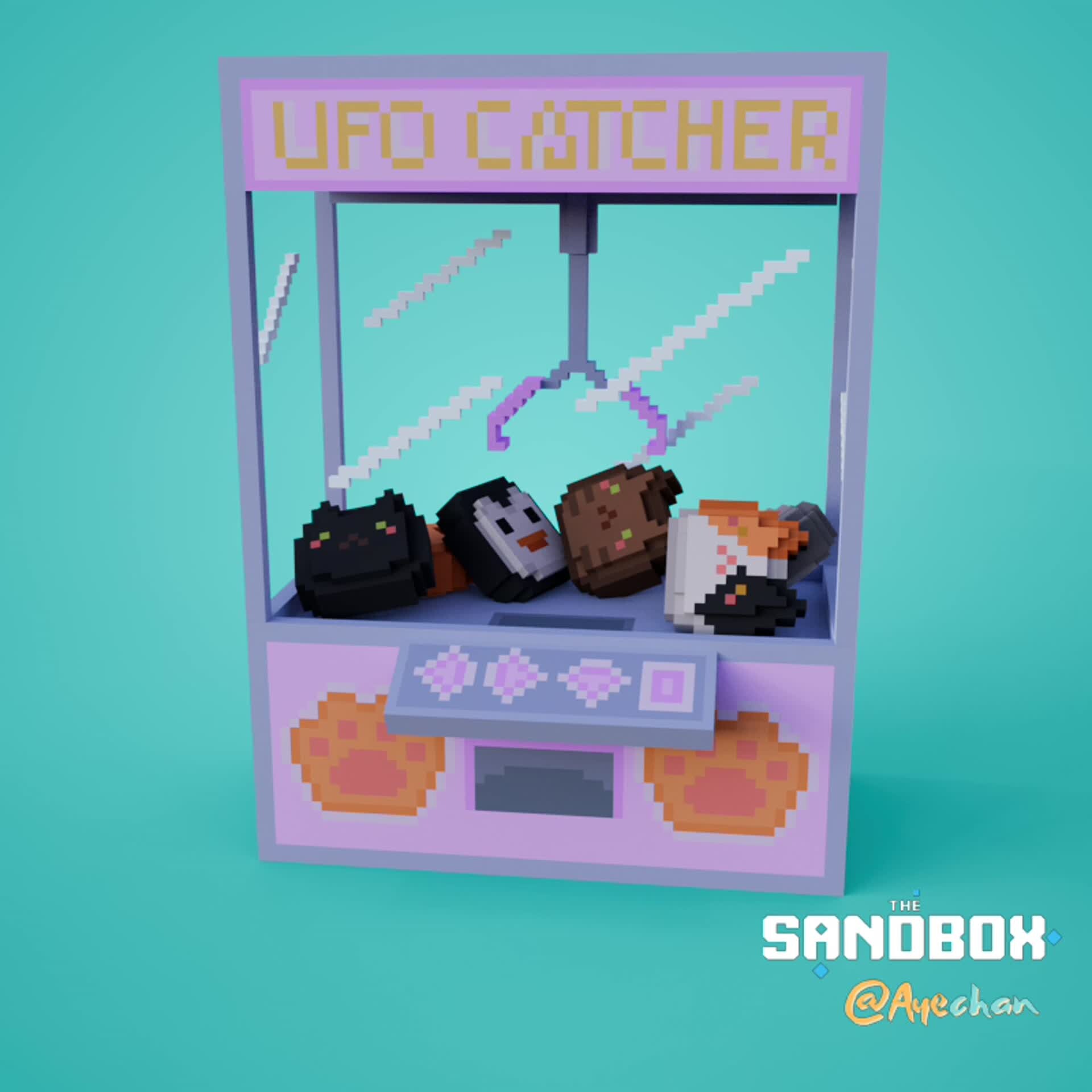 ArtStation - Voxel Props and Building