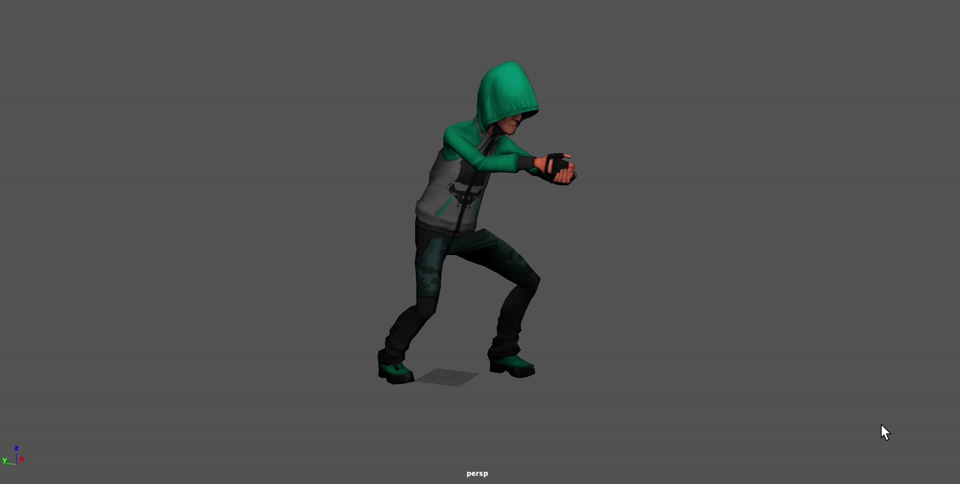 ArtStation - The Hood Idle/Walk Test Animation