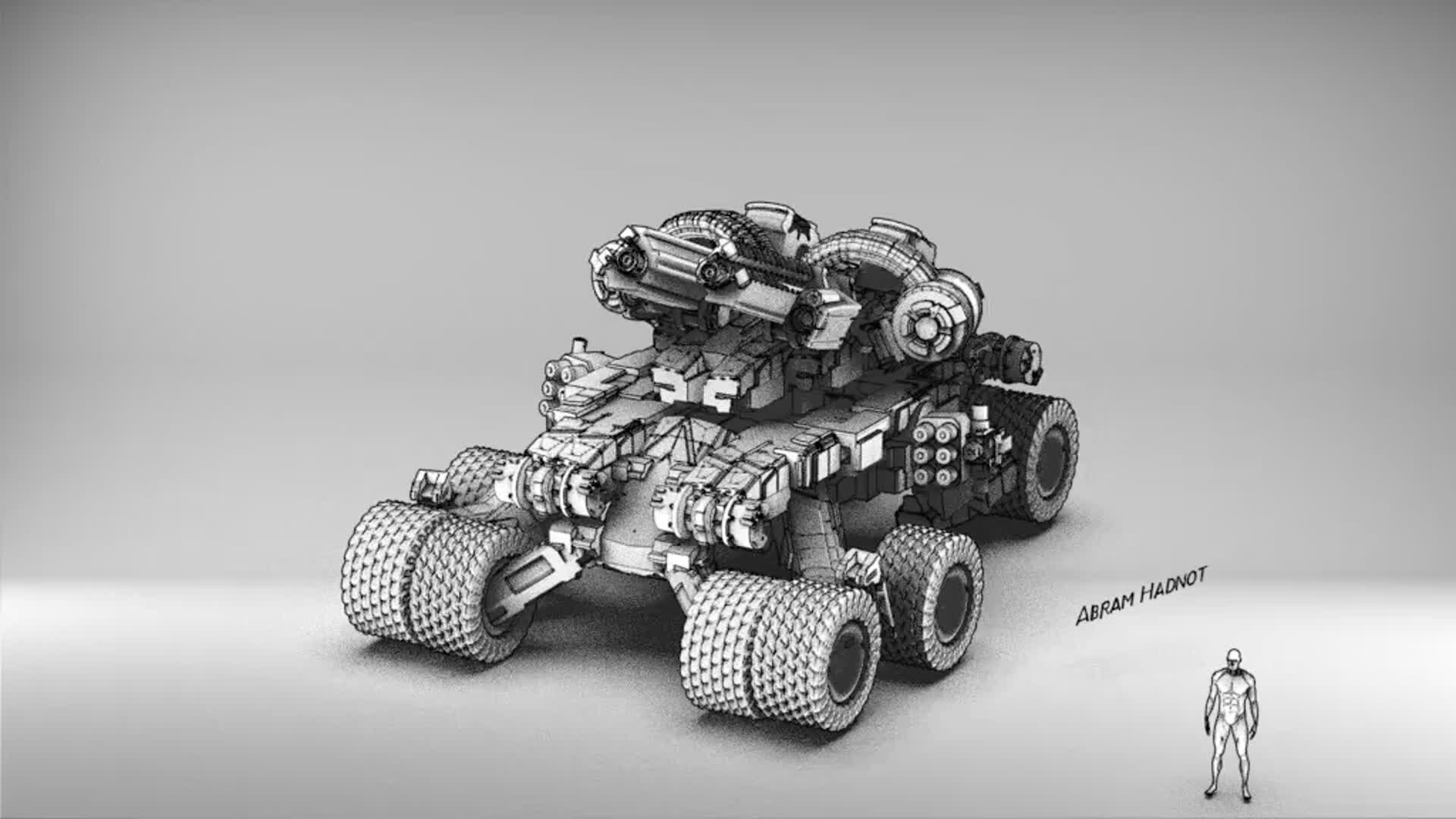 ArtStation - ACGP |Air-Countermeasure Gun Platform | Hunter