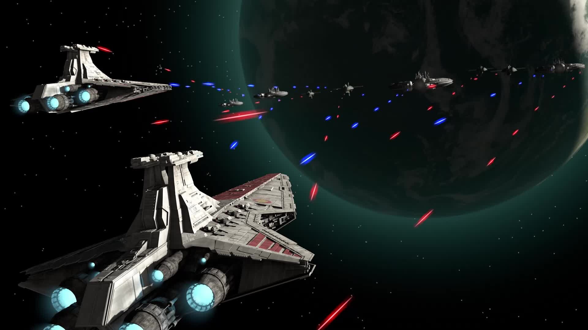 ArtStation - Clone Wars Scene Recreation