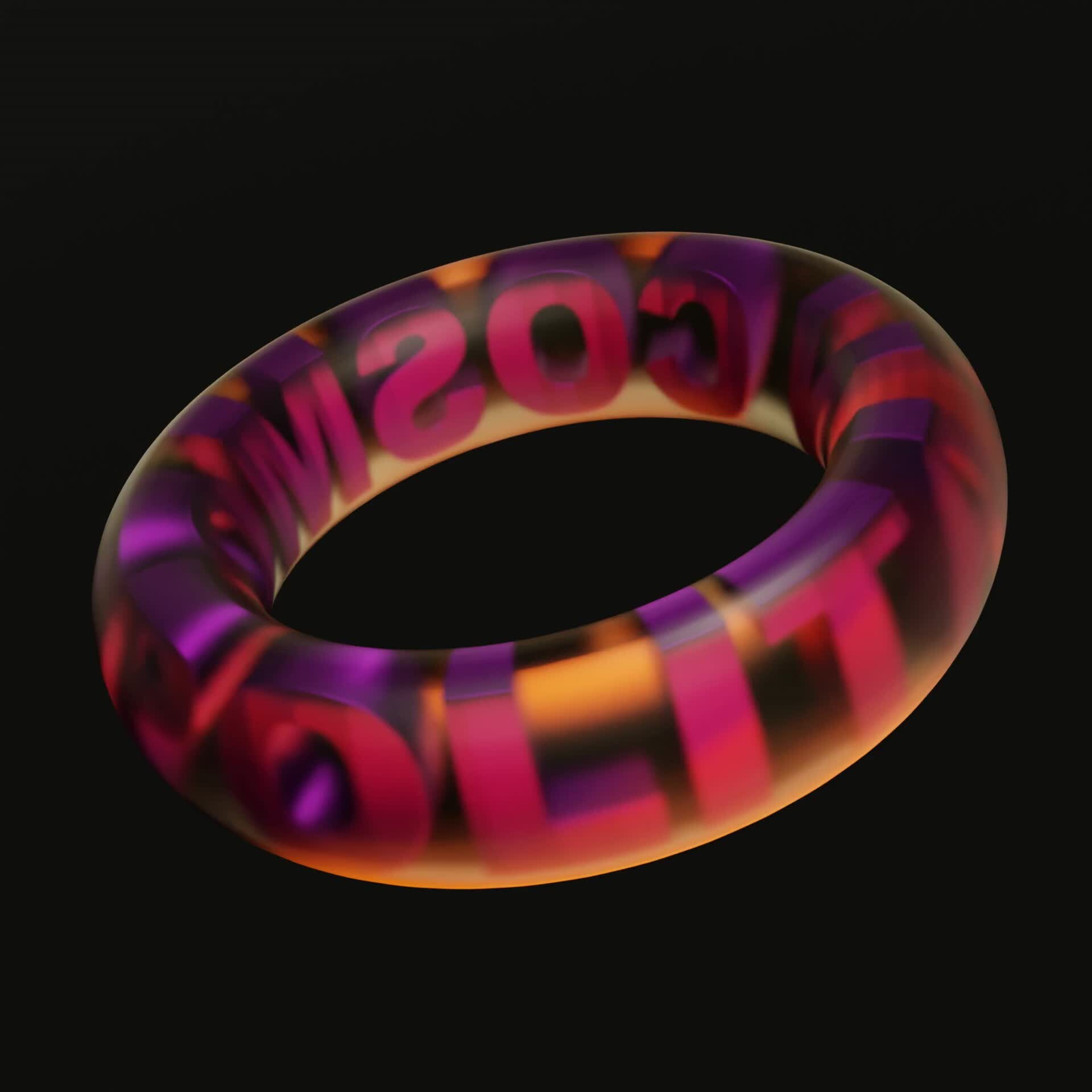 ArtStation - COSMOPOLITAN TORUS - motion design study