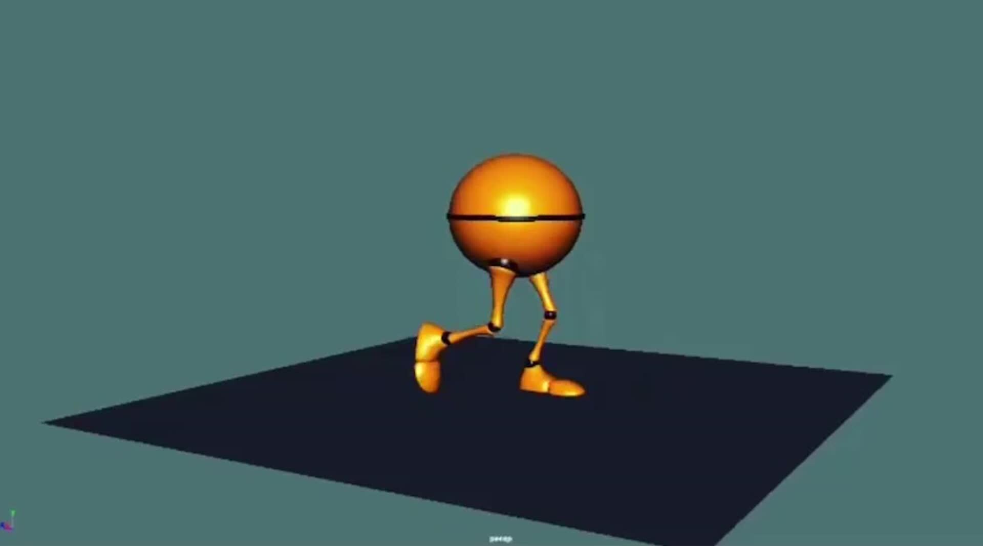 ArtStation - Walk Cycle (Ball)