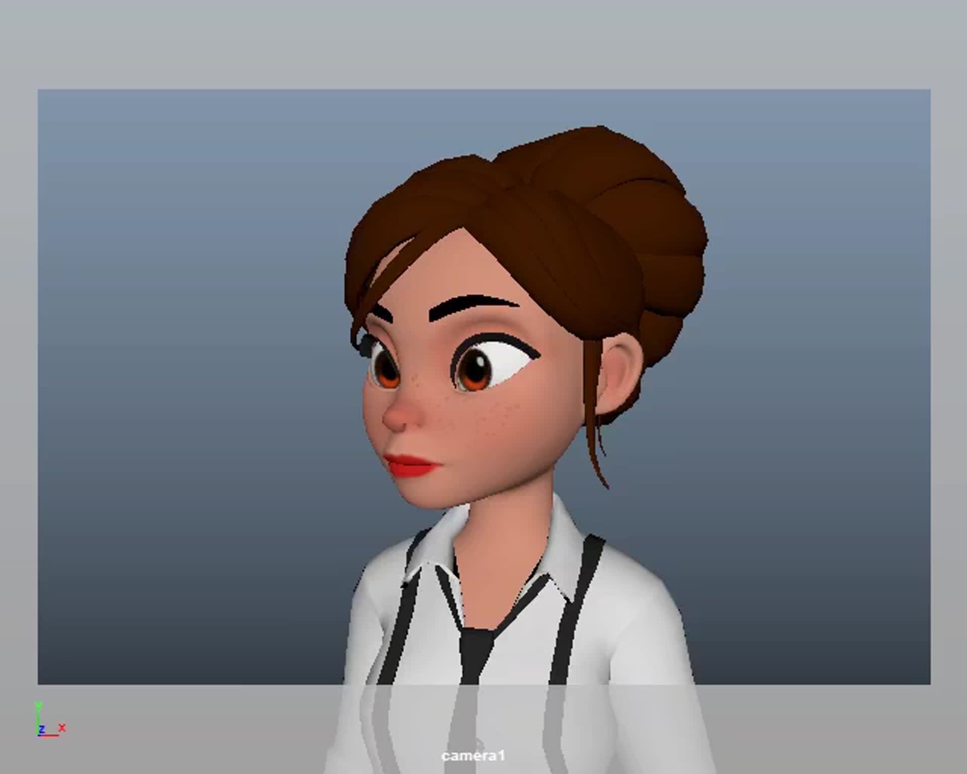 ArtStation - Turning head animation