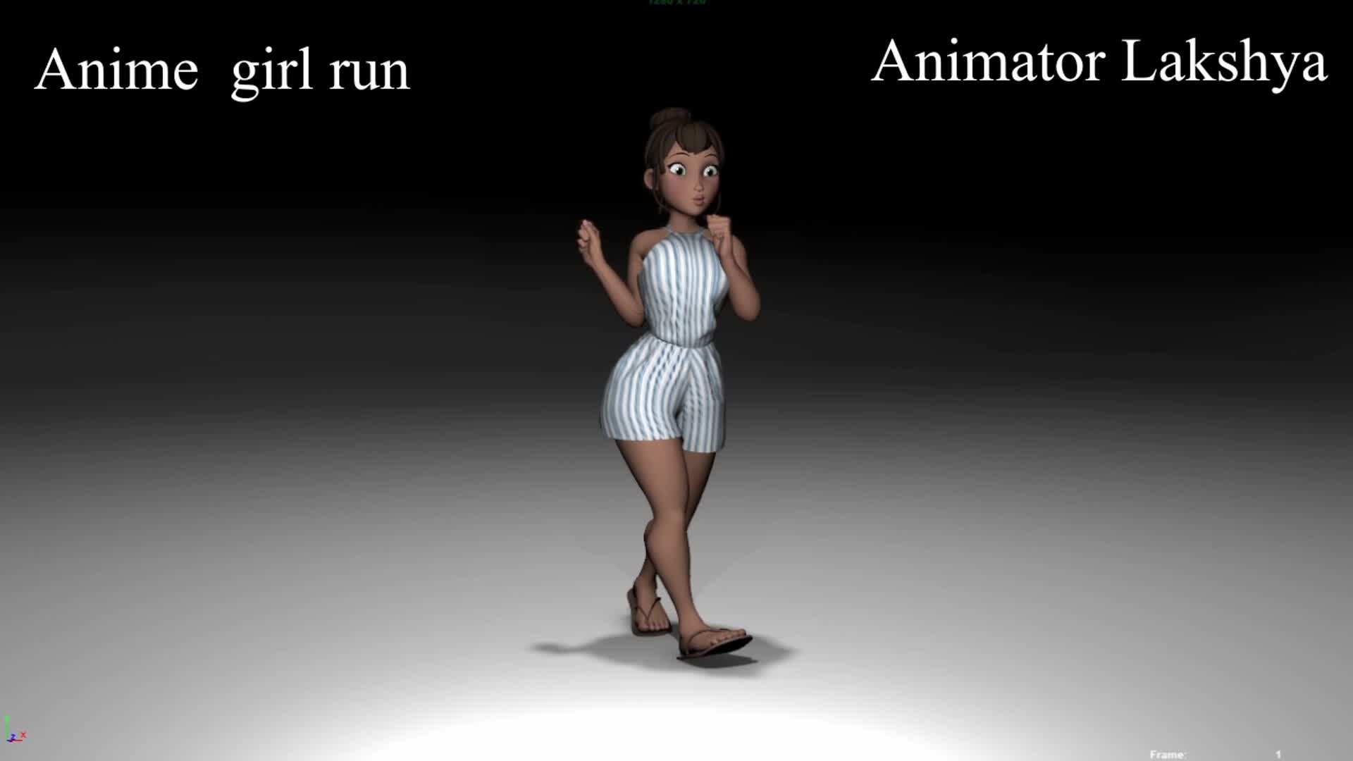 ArtStation - Anime Girl Runcycle