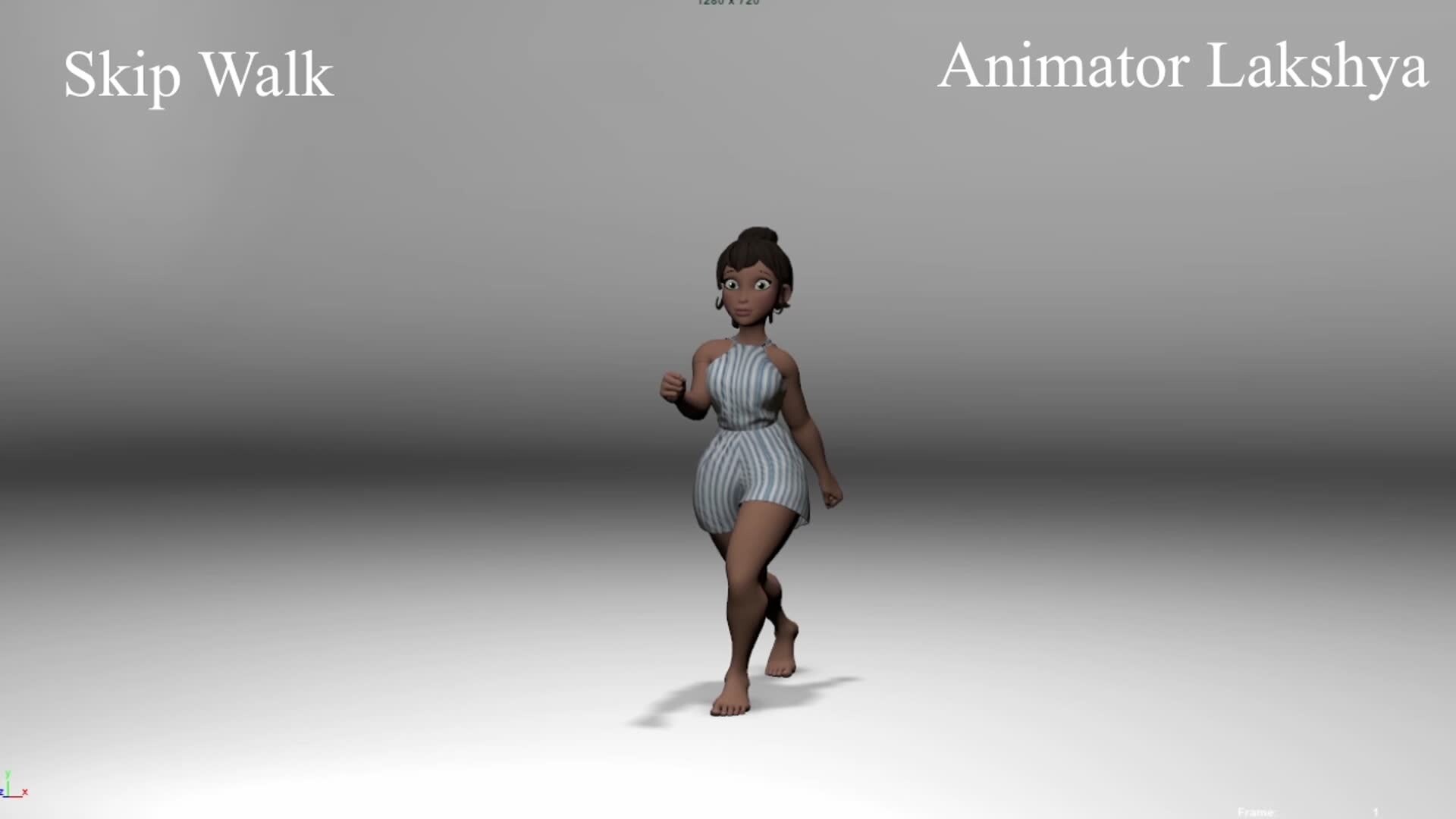 ArtStation - 3D Animation Skip Walkcycle