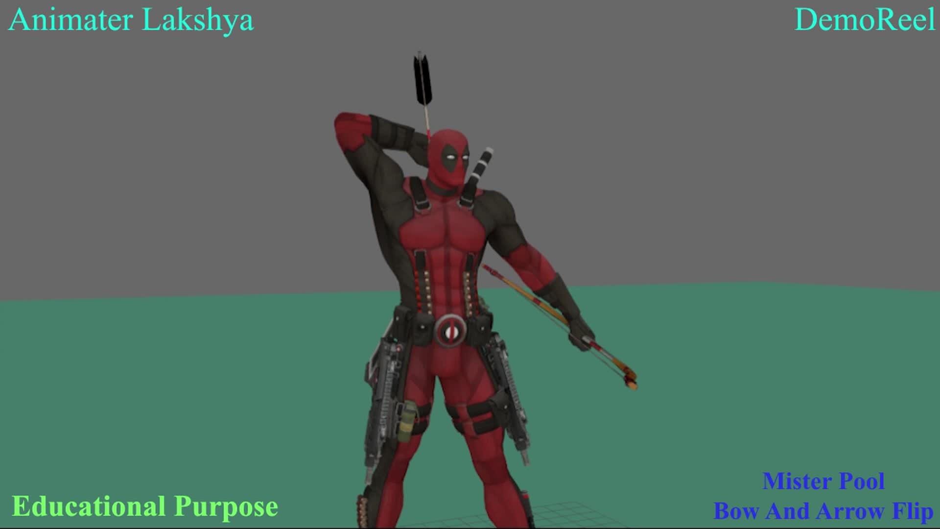 ArtStation - Deadpool Bow and Arrow Animtaion