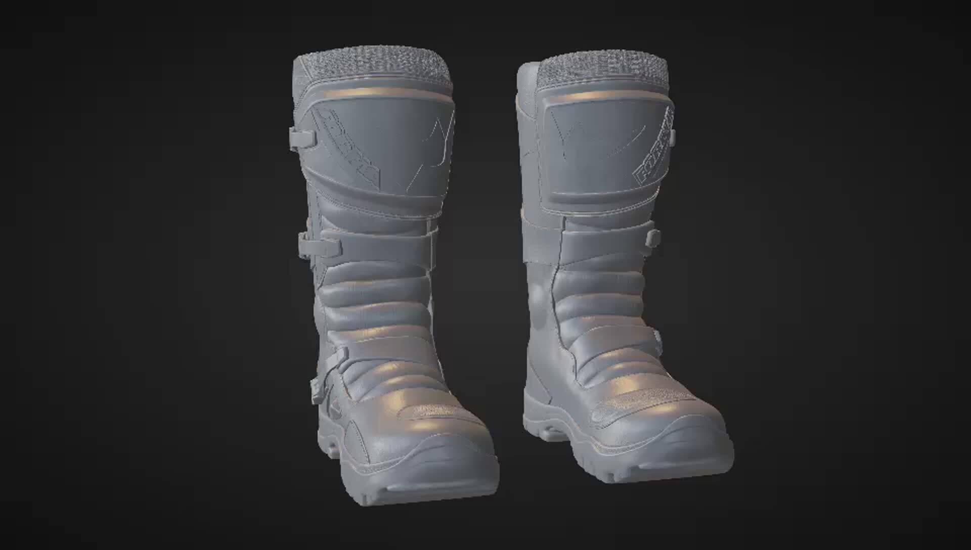 ArtStation - boot modelling for 3D Printing