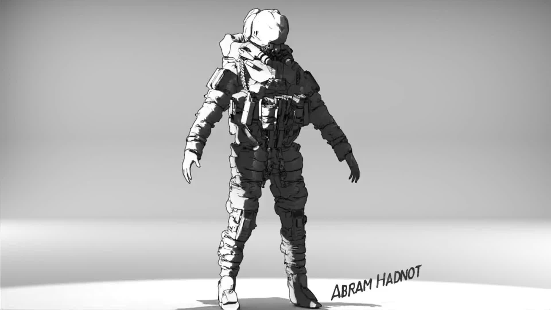 ArtStation - Astro-Corps Infantryman