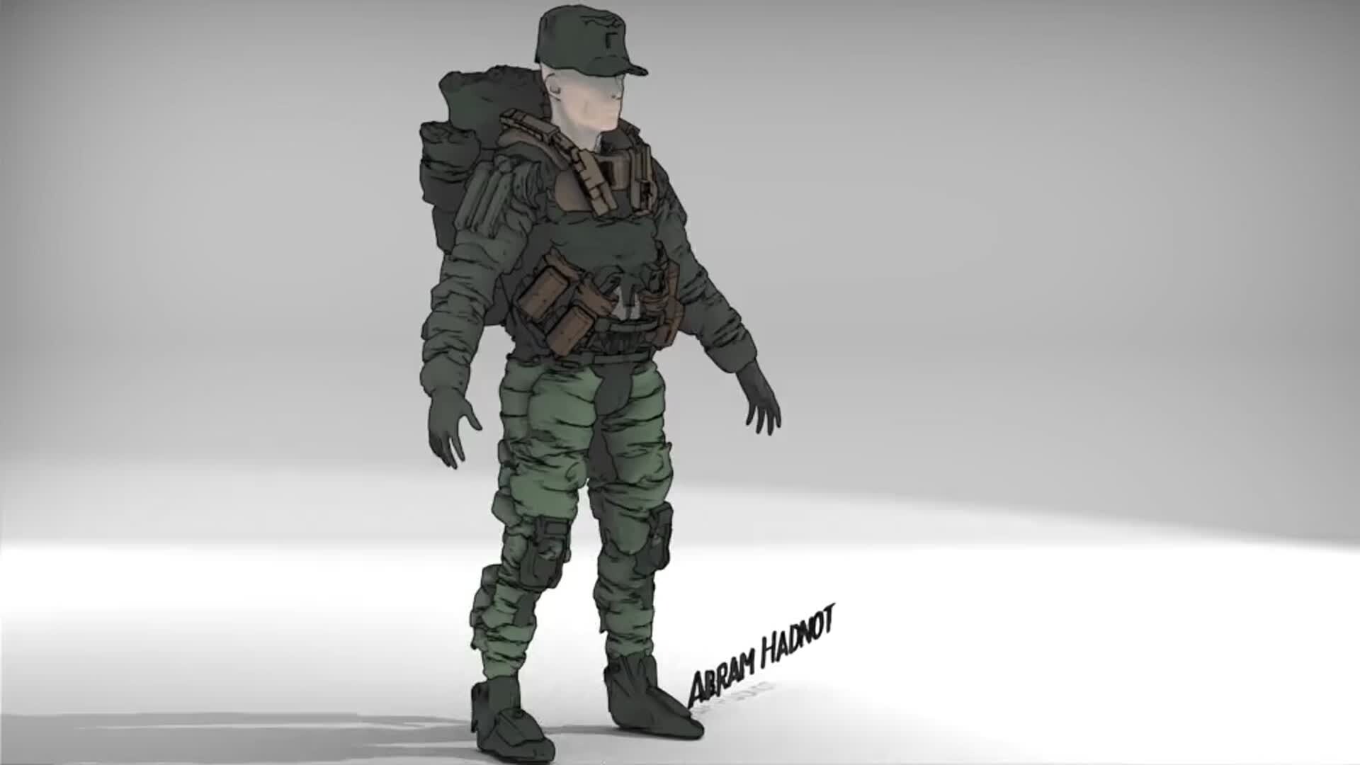 ArtStation - Standard Infantryman kit