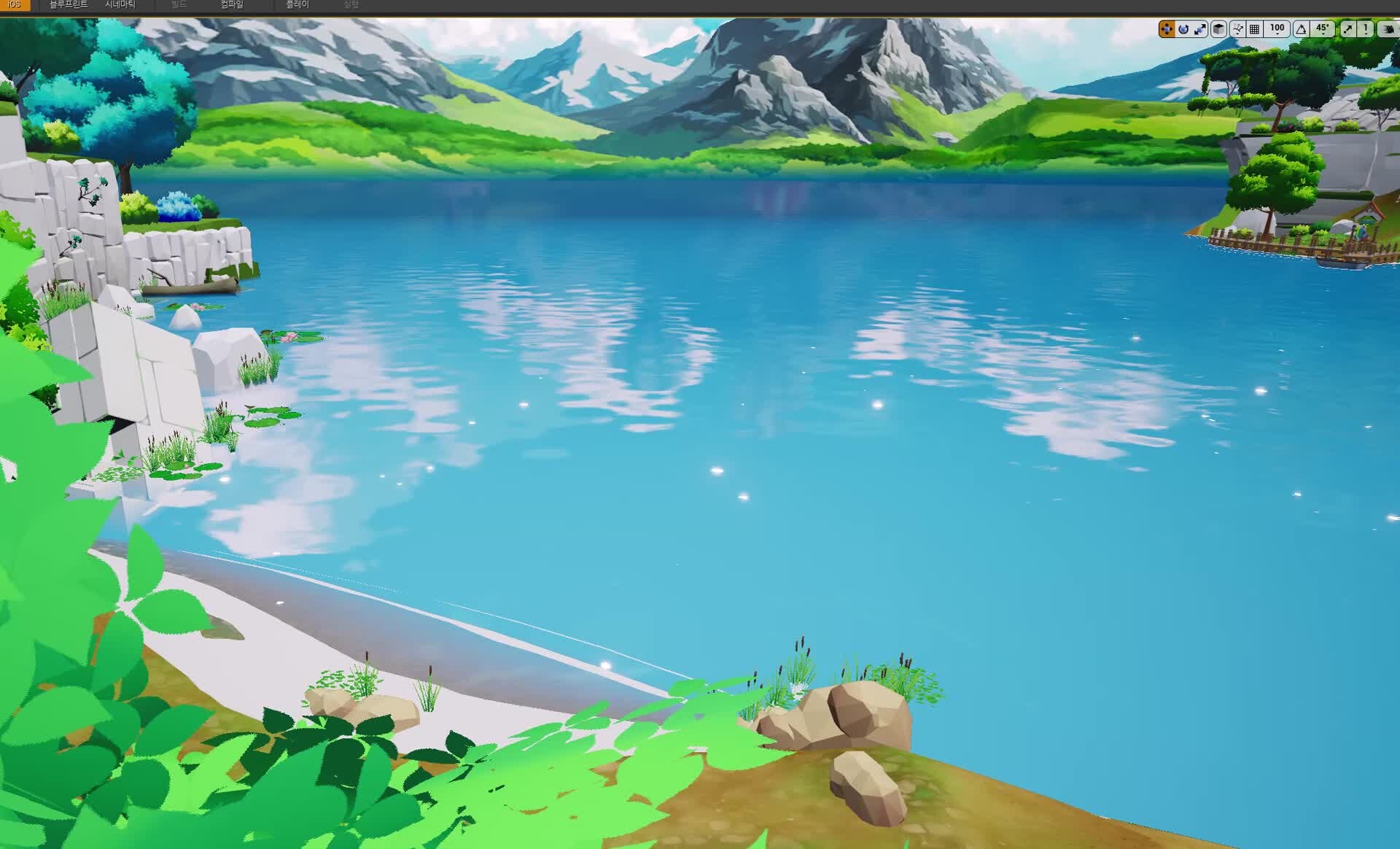 ArtStation - Stylized Lake