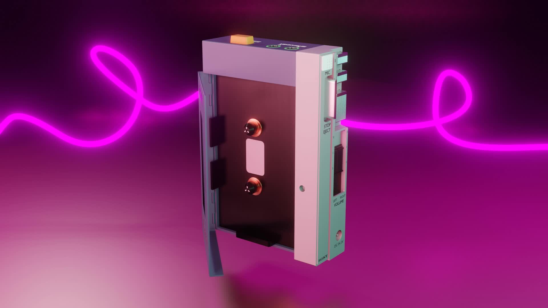 ArtStation - Walkman animation