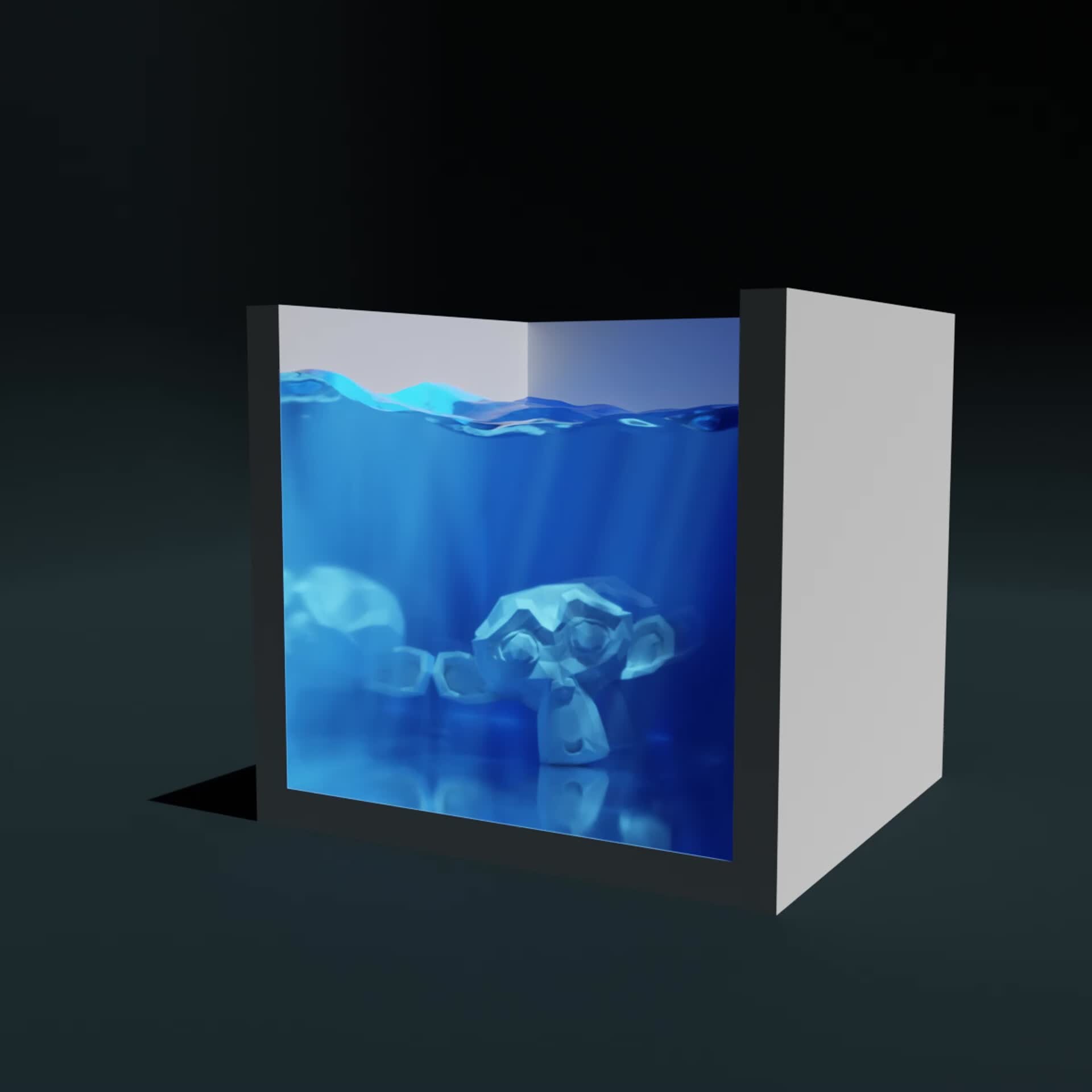 ArtStation - Pool Simulation Animation (v2 - Clean Rays)