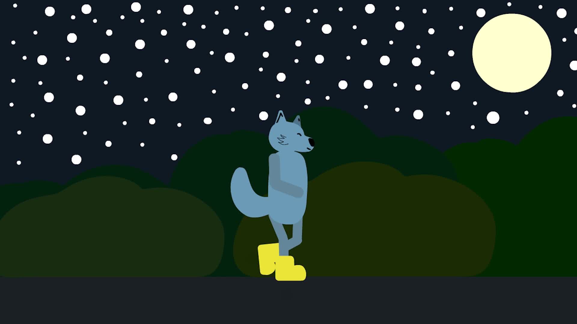 ArtStation - "Moonlit Walk": Animated Walk Cycle