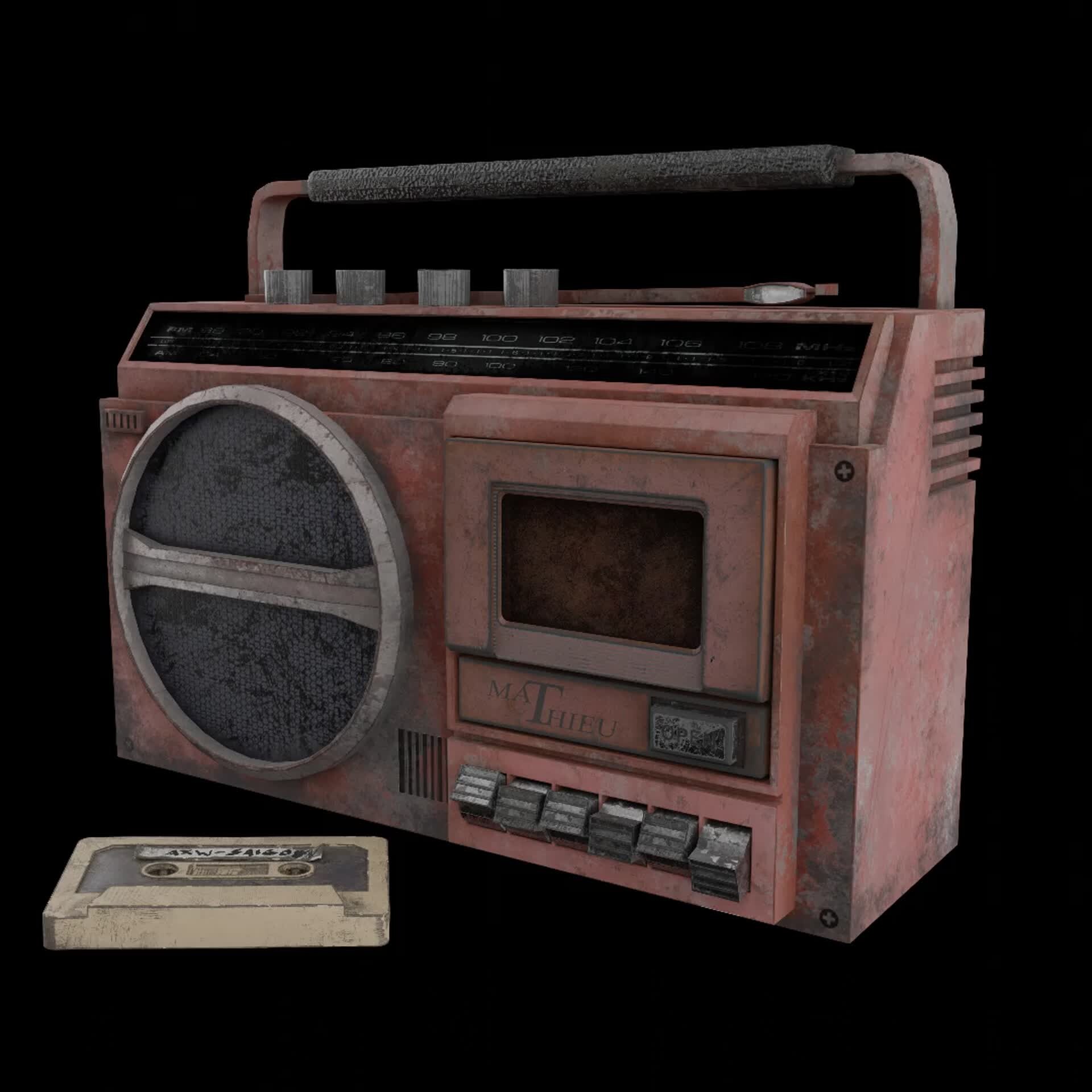 ArtStation - Radio asset