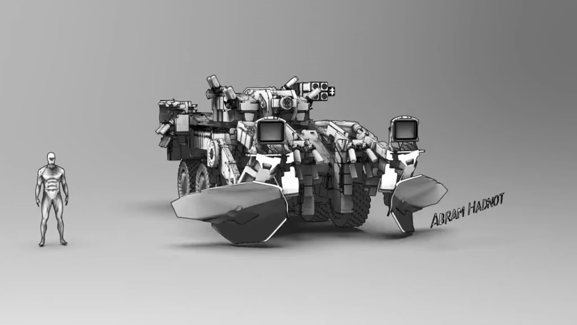 ArtStation - Kissinger Engineer Combat Vehicle