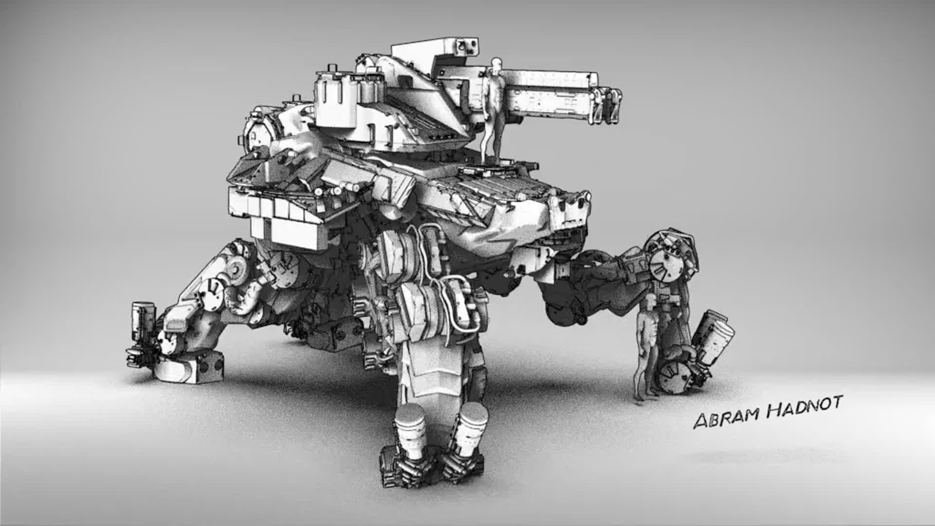 ArtStation - Buffalo Mech