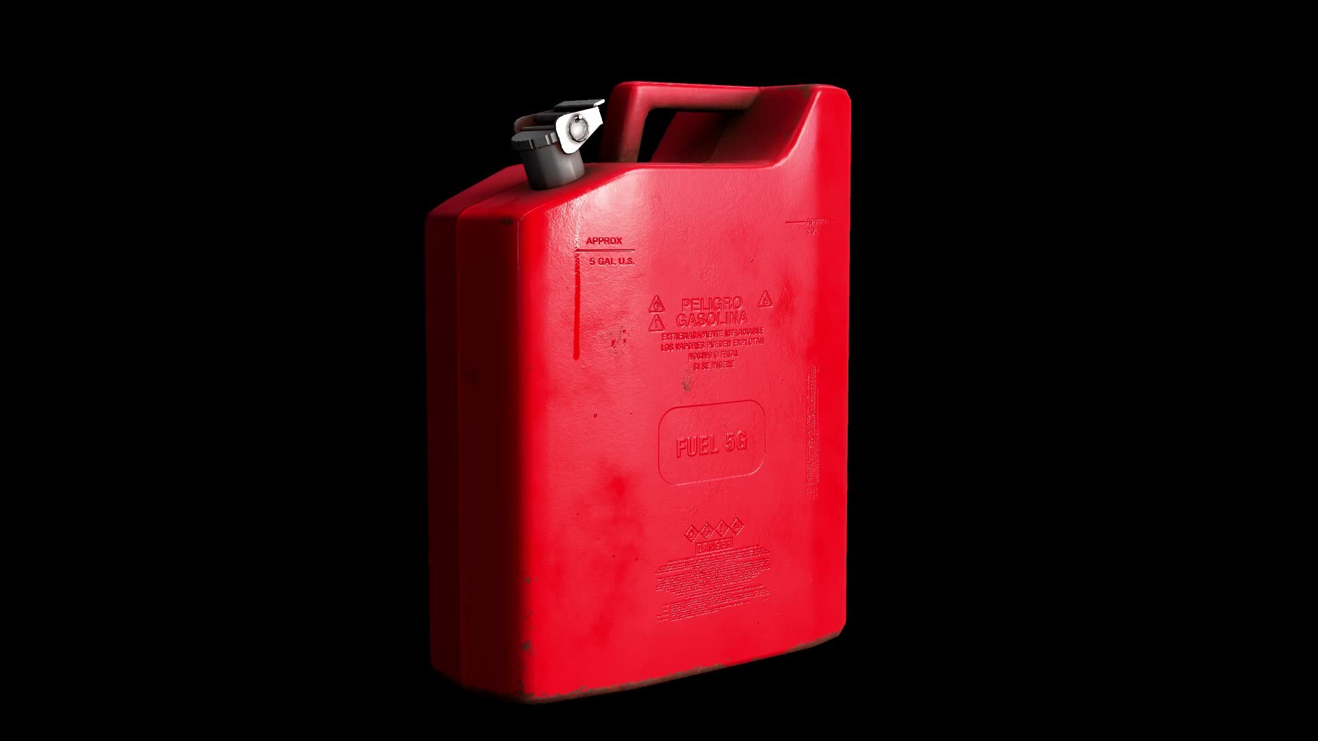 ArtStation - Gasoline Can Prop Texturing