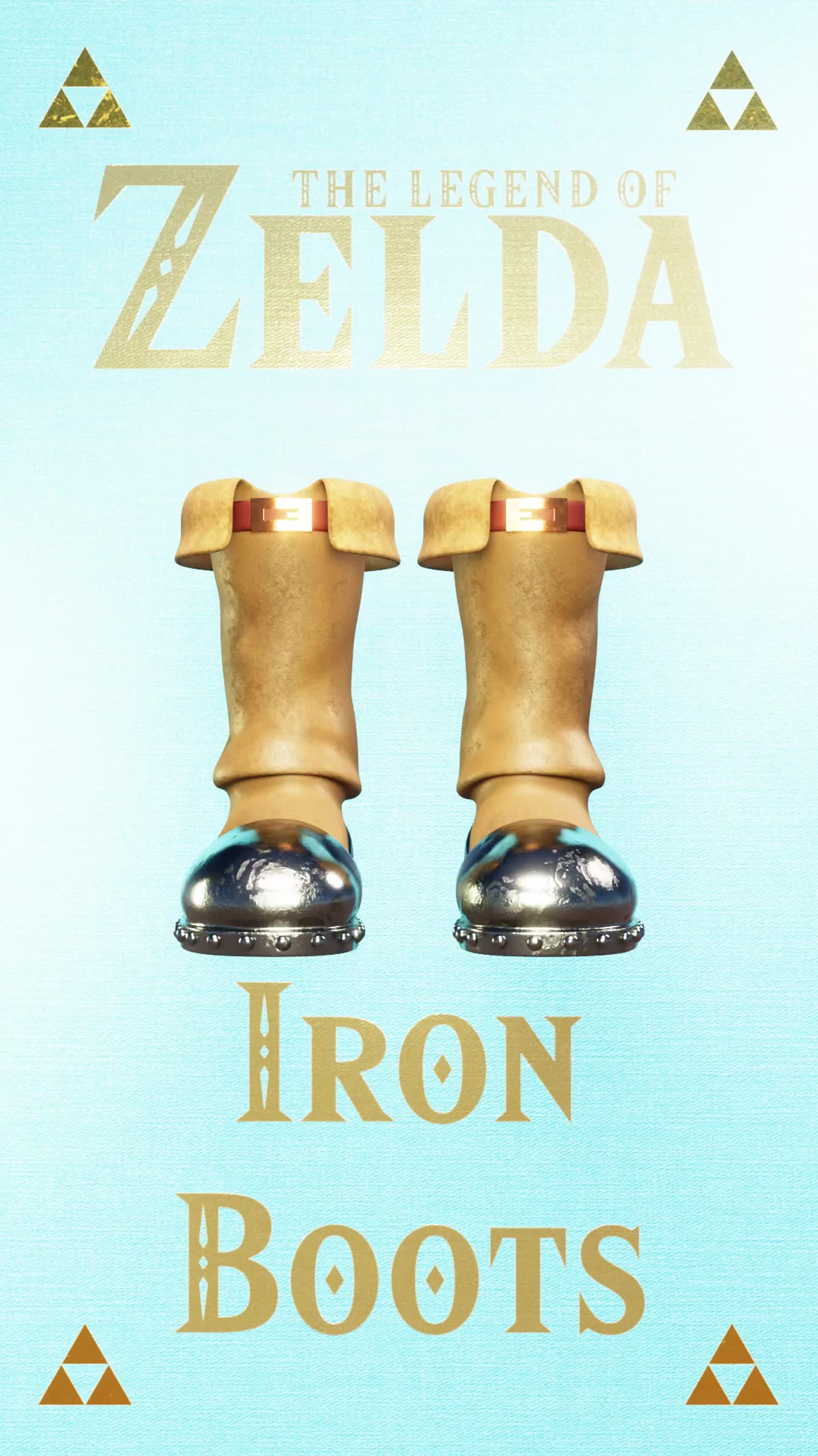 ArtStation - The Legend of Zelda Iron Boots Fanart