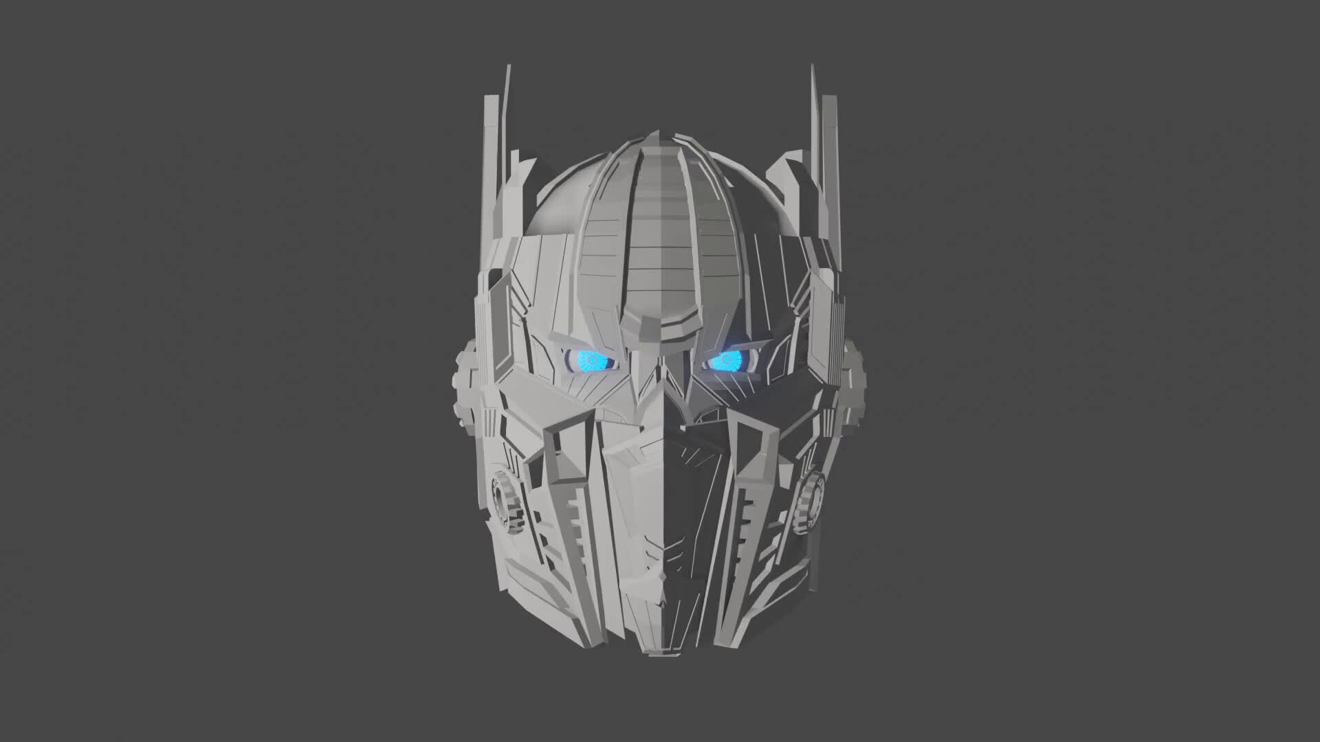 ArtStation - OPTIMUS PRIME BATTLE MASK ANIMATION