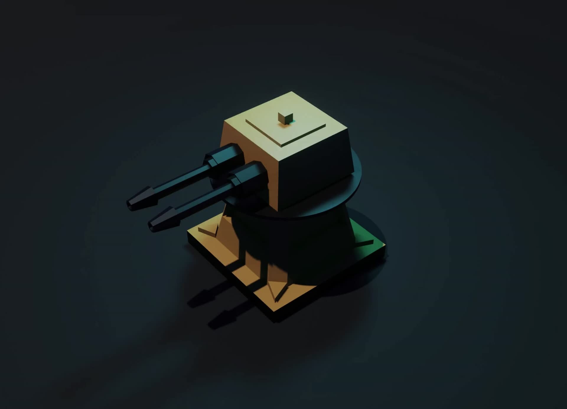 ArtStation - Laser Turret Animation