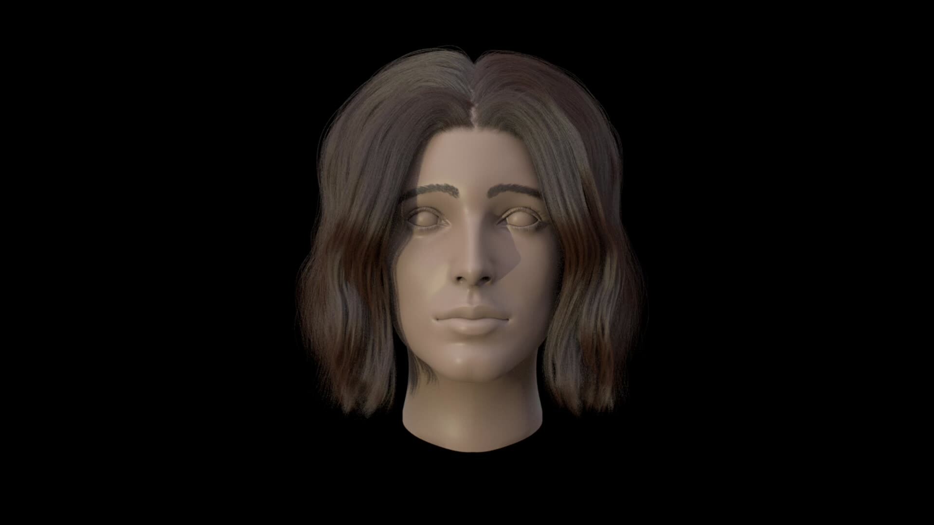 ArtStation - Medium Length Hair Simulation