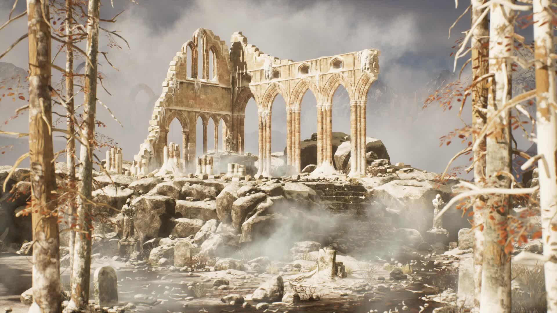 ArtStation - Temple Day/Night lighting