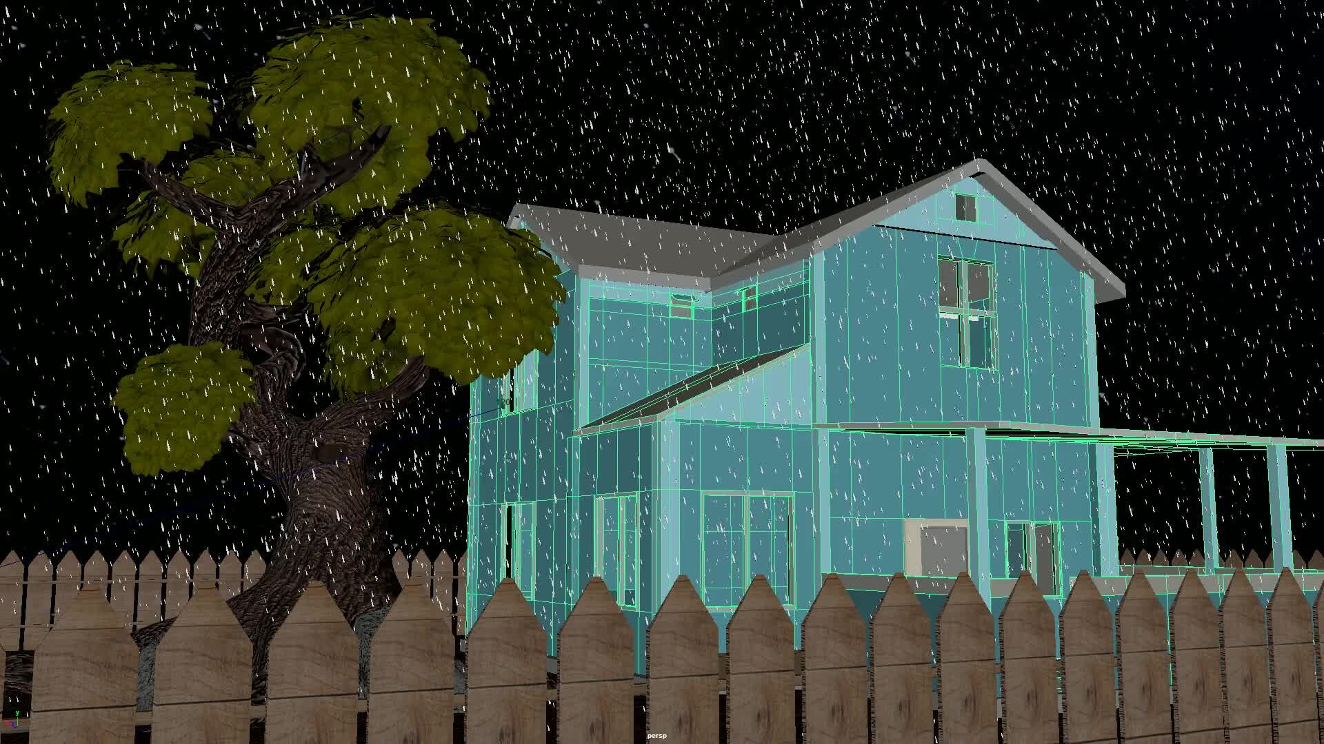 ArtStation - Rain simulation