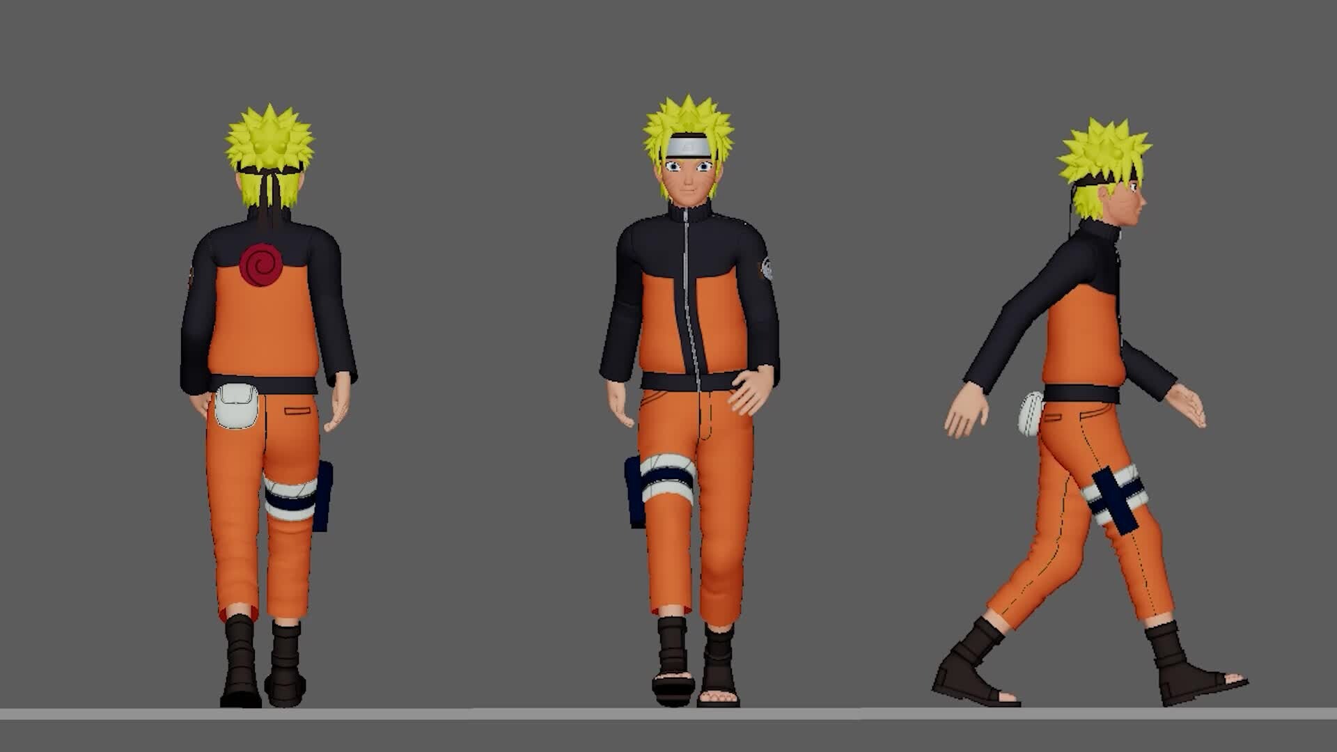 ArtStation - Naruto Walk Cycle