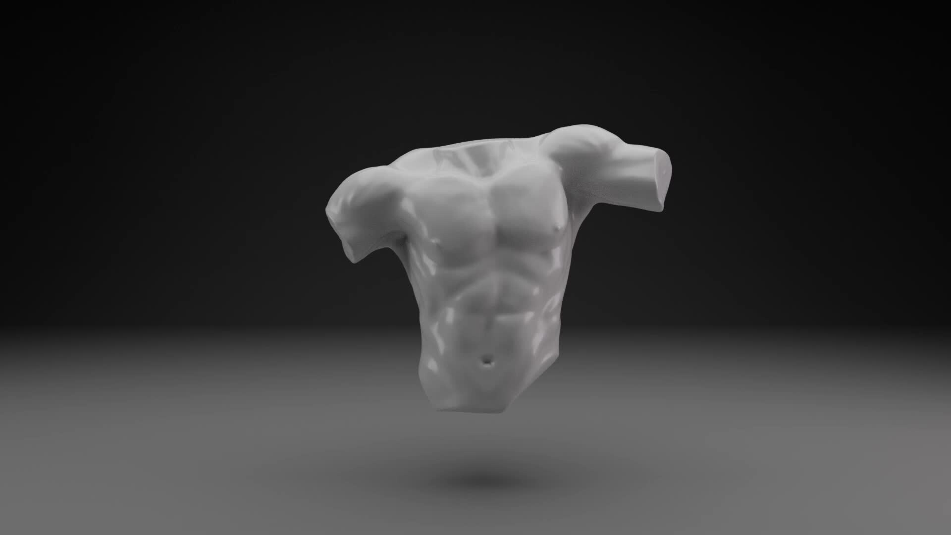 ArtStation - Human torso sculpt