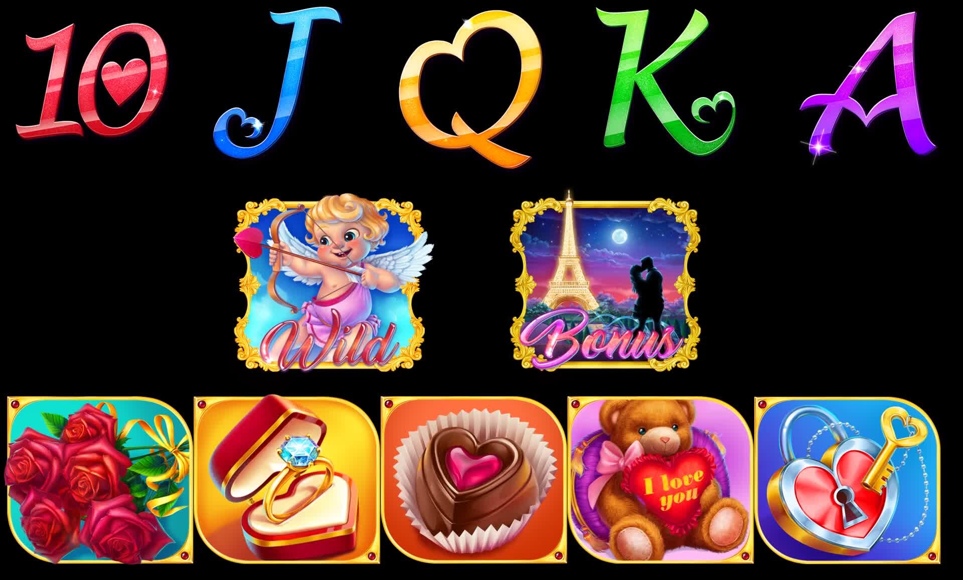 ArtStation - Happy Valentine's Day!!! Love themed slot game