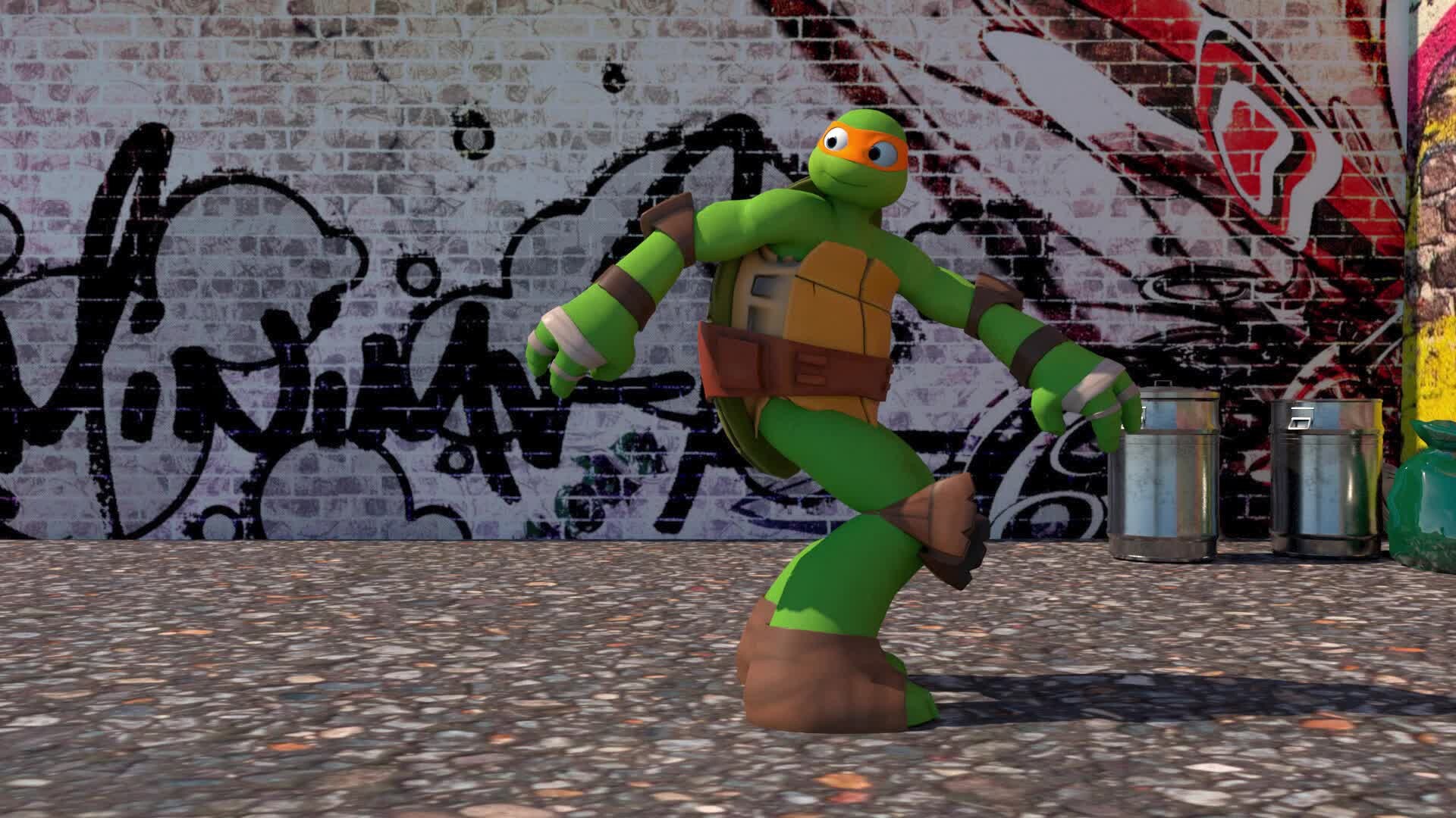 ArtStation - Mikey action practice