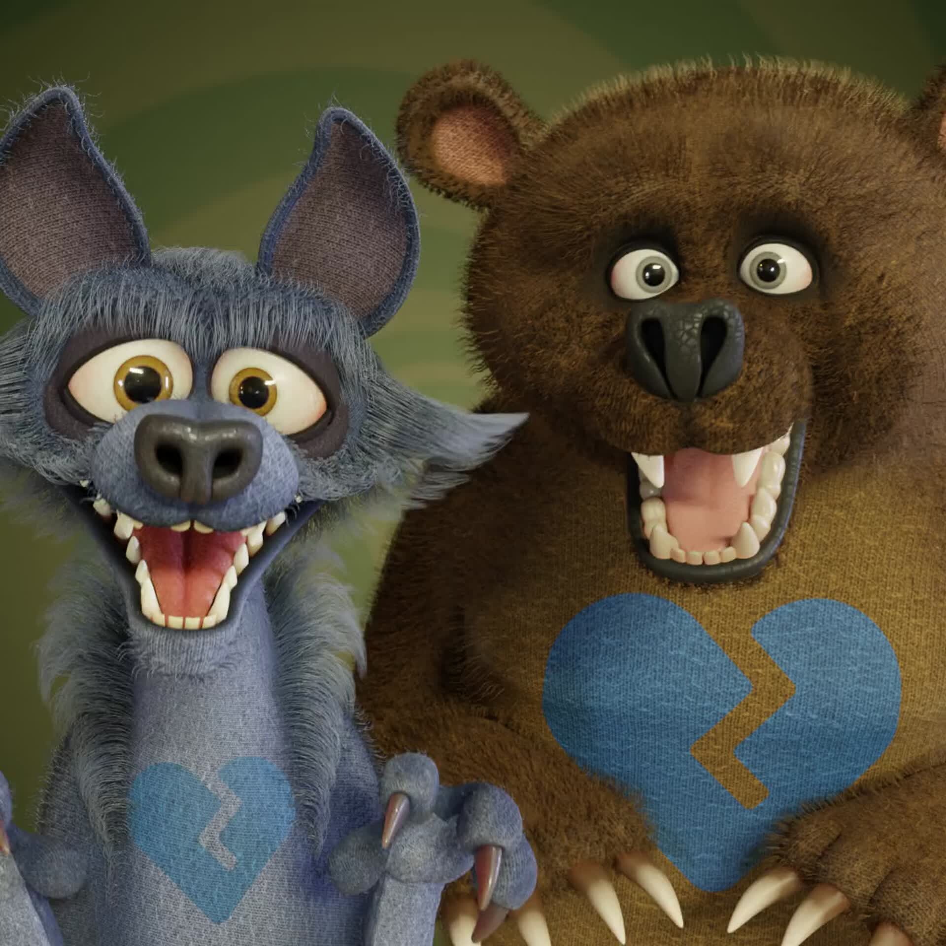 ArtStation - Wolf and Bear