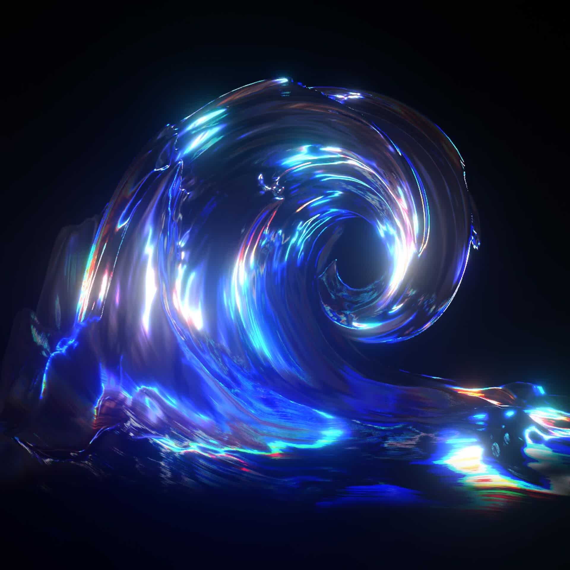 ArtStation - Procedural Refractive Spiral