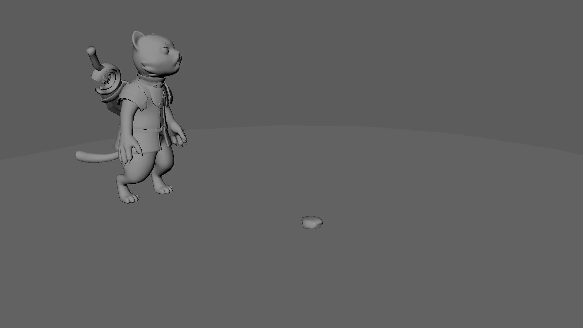 ArtStation - Tripping cat animation