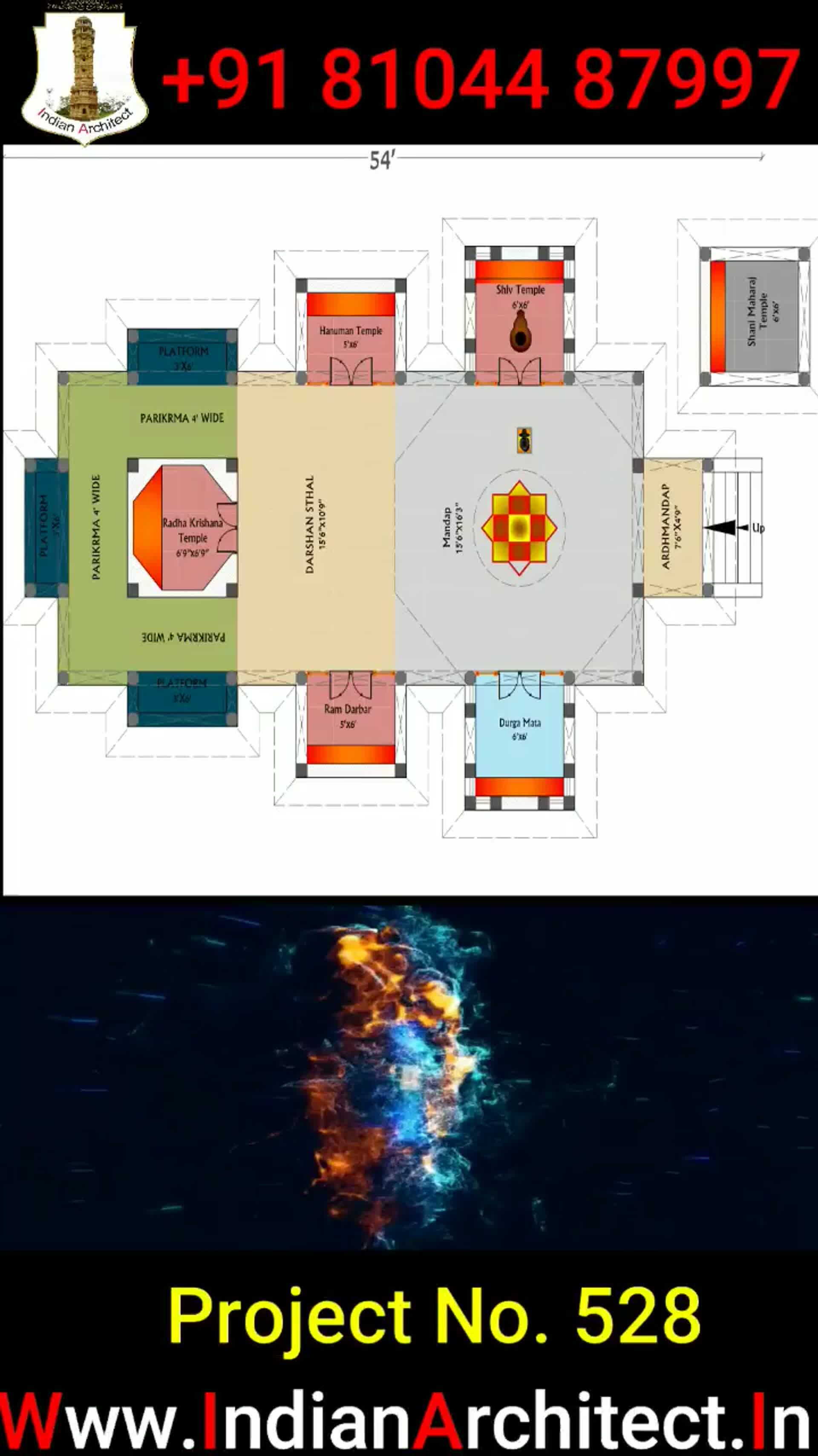 ArtStation - Top 3 Temple Project With Plan And Elevation