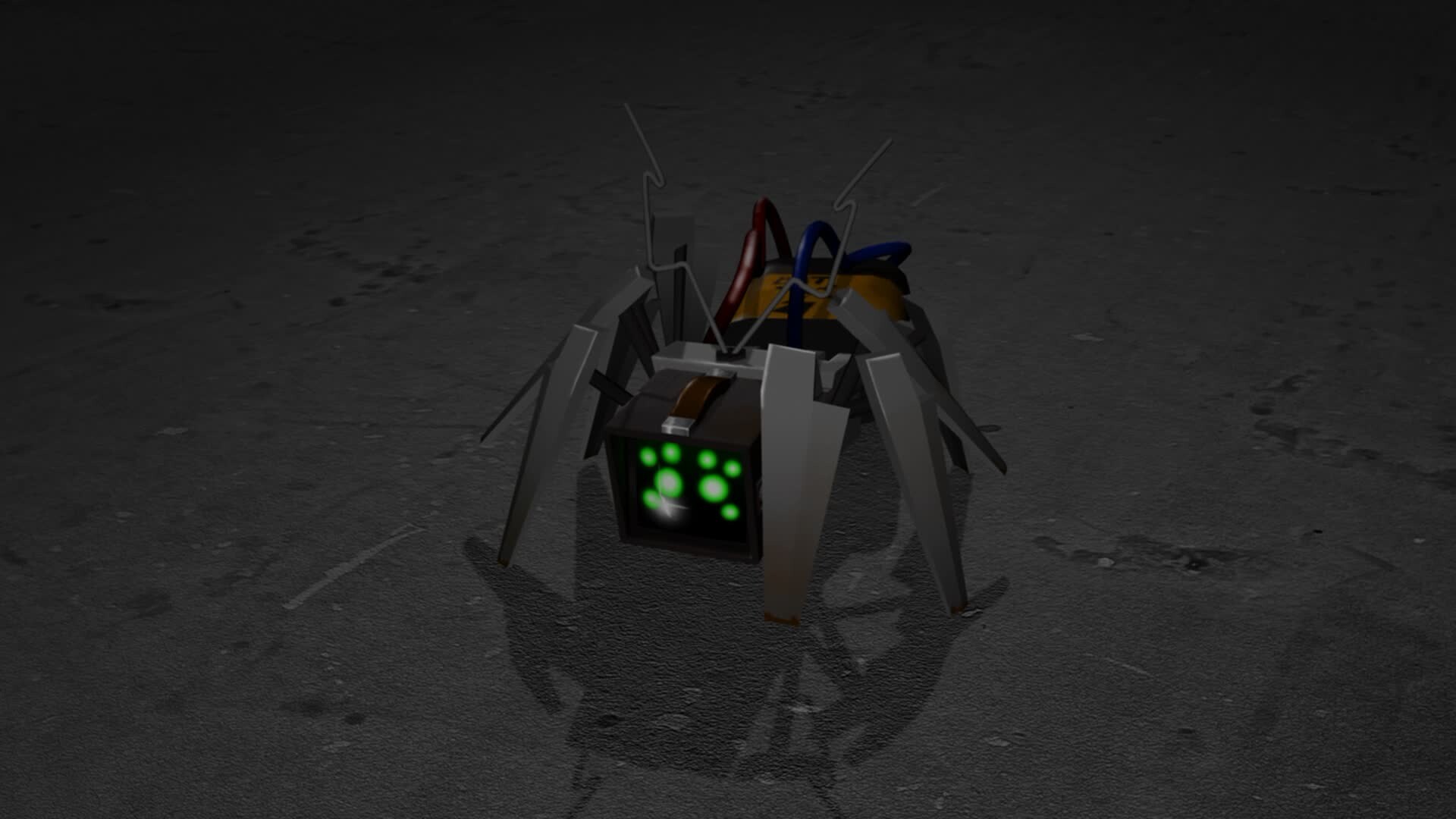 ArtStation - Rigged Spider Bot Project