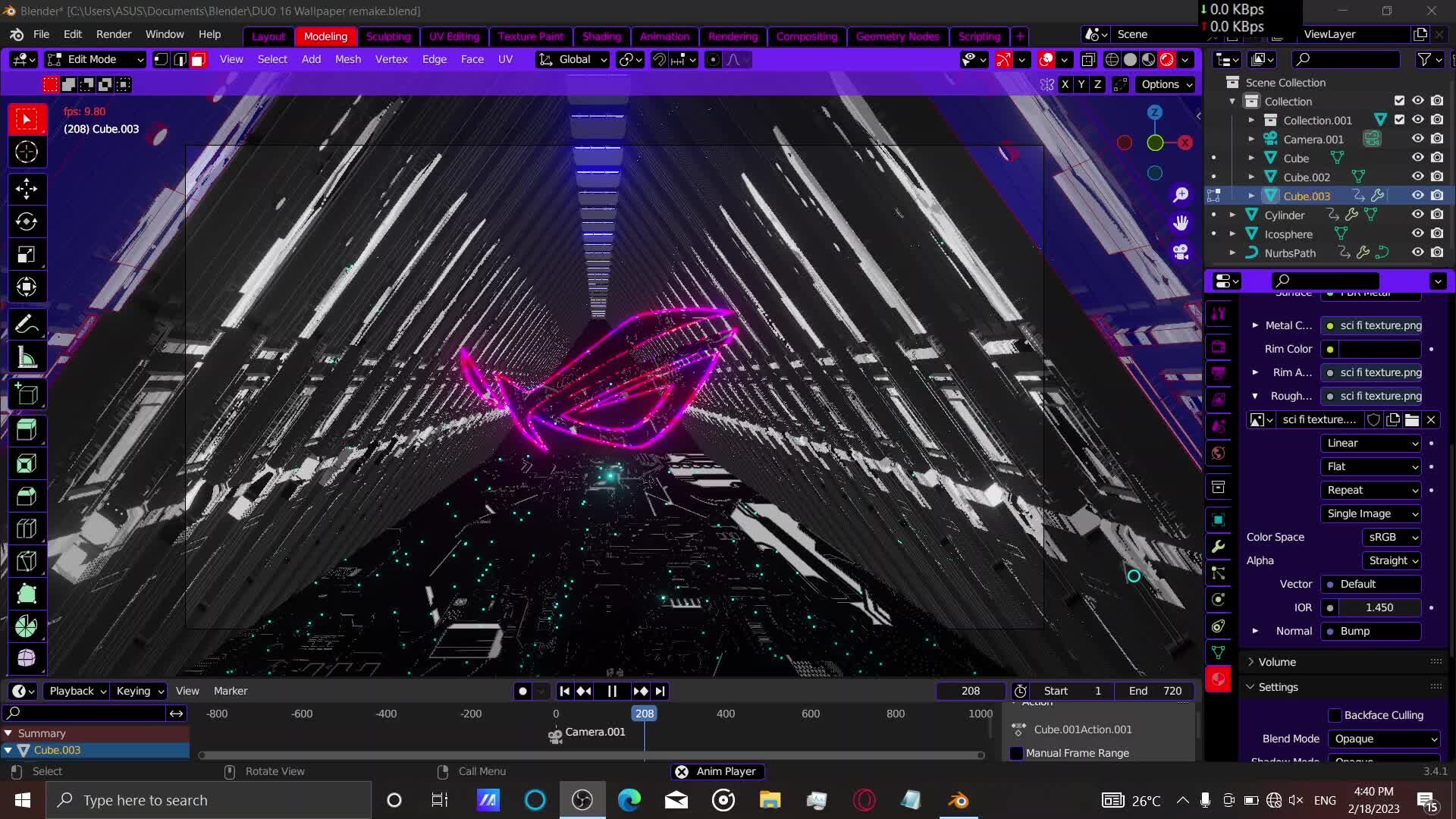 ArtStation - ASUS ROG based live Wallpaper for my desktop