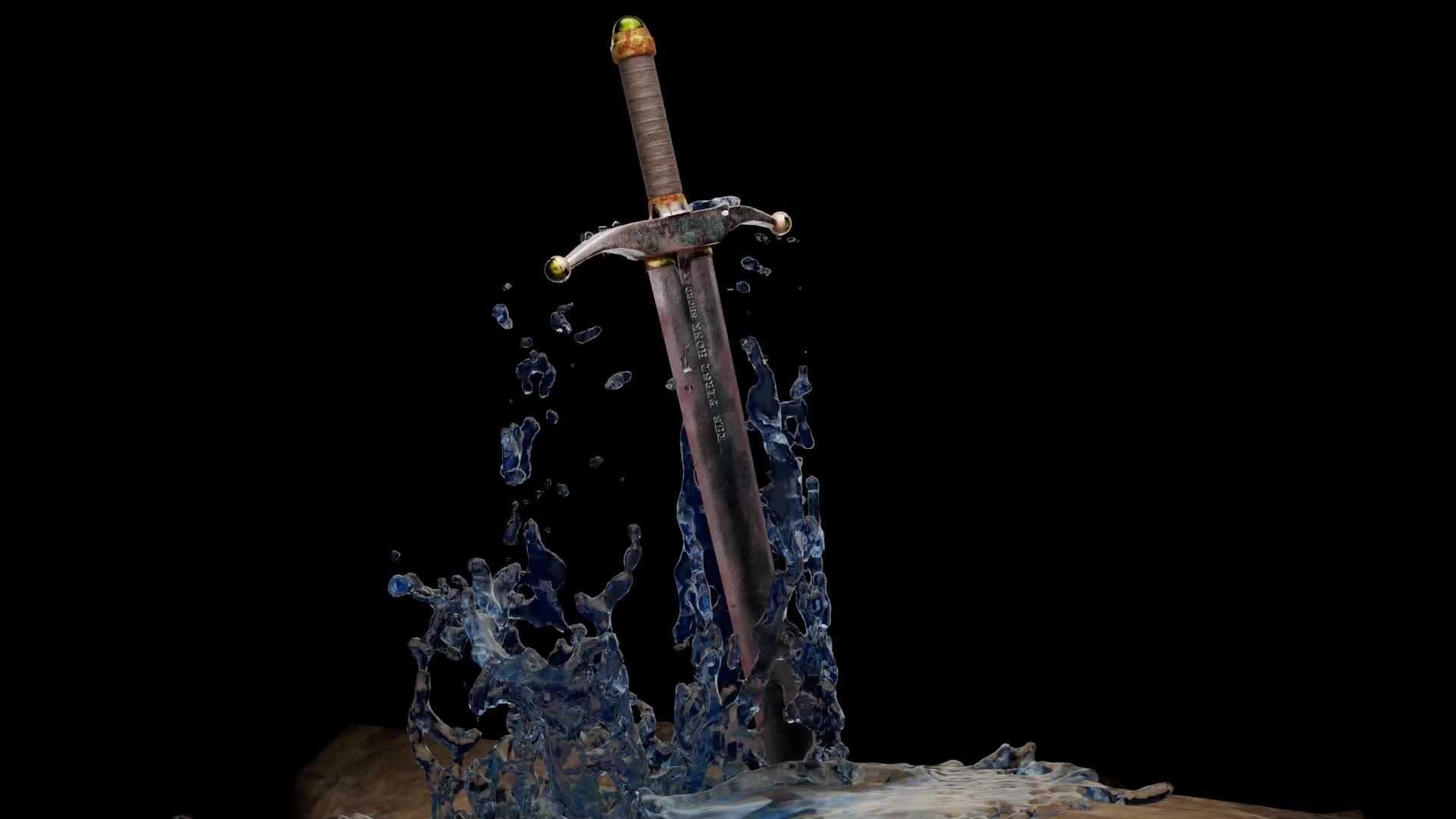 ArtStation - Rusted sword