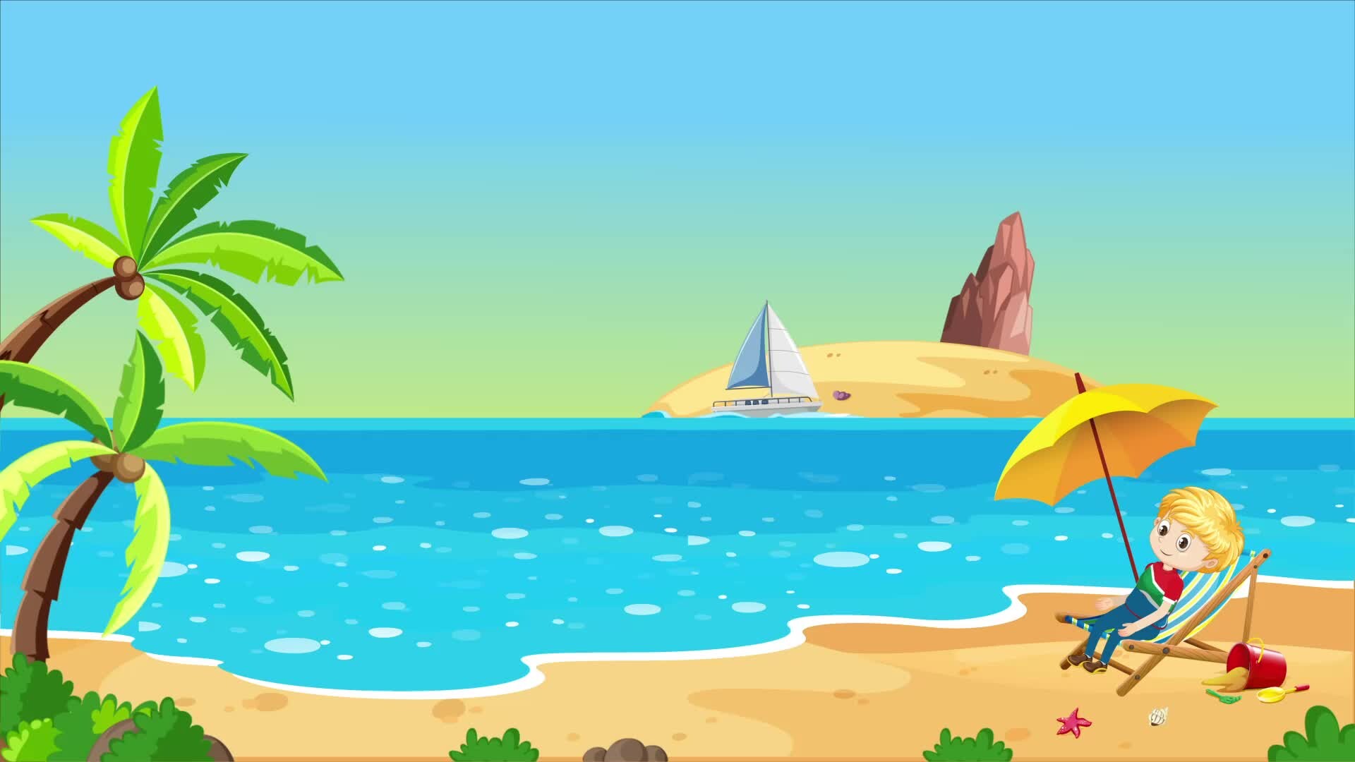 ArtStation - Relaxing looping animation project