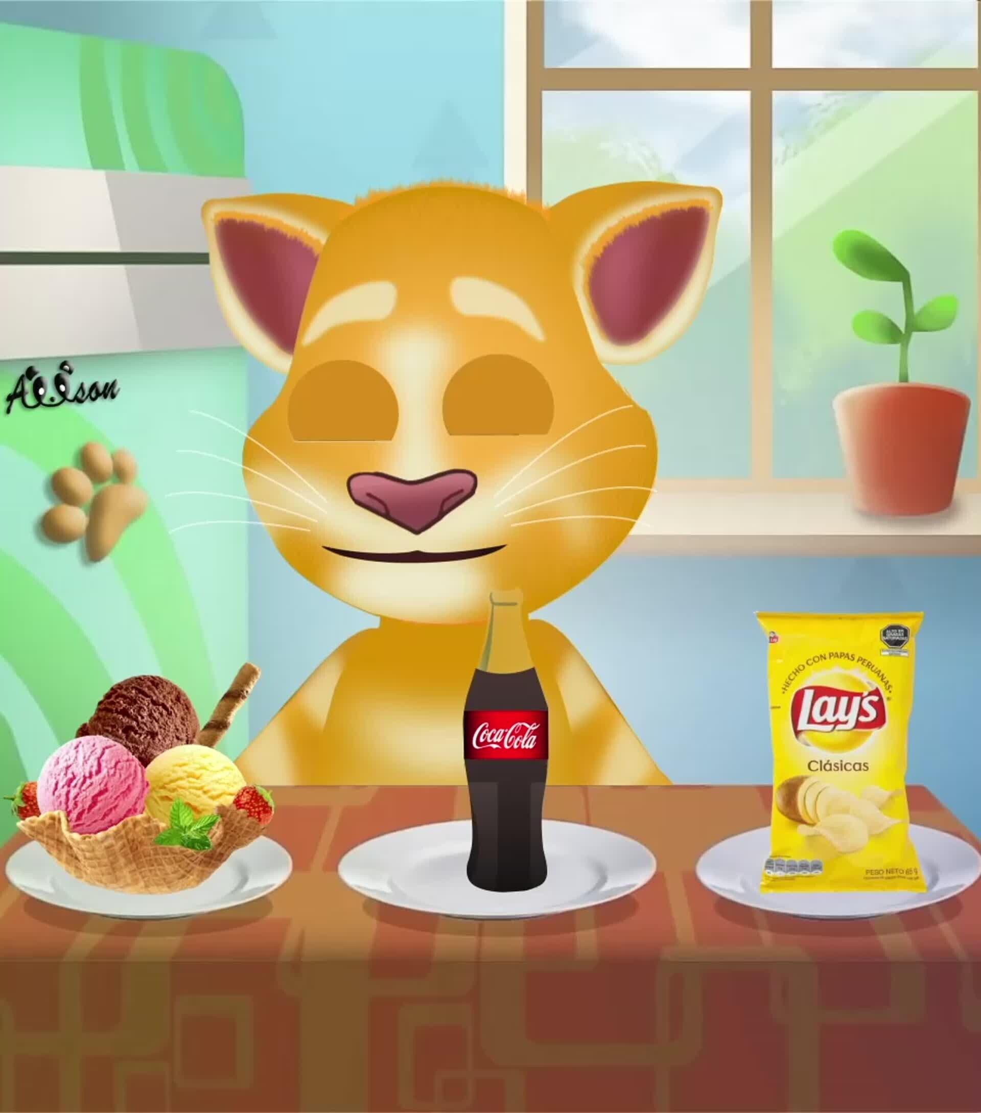 ArtStation - Talking Tom 2D animation project done for the client