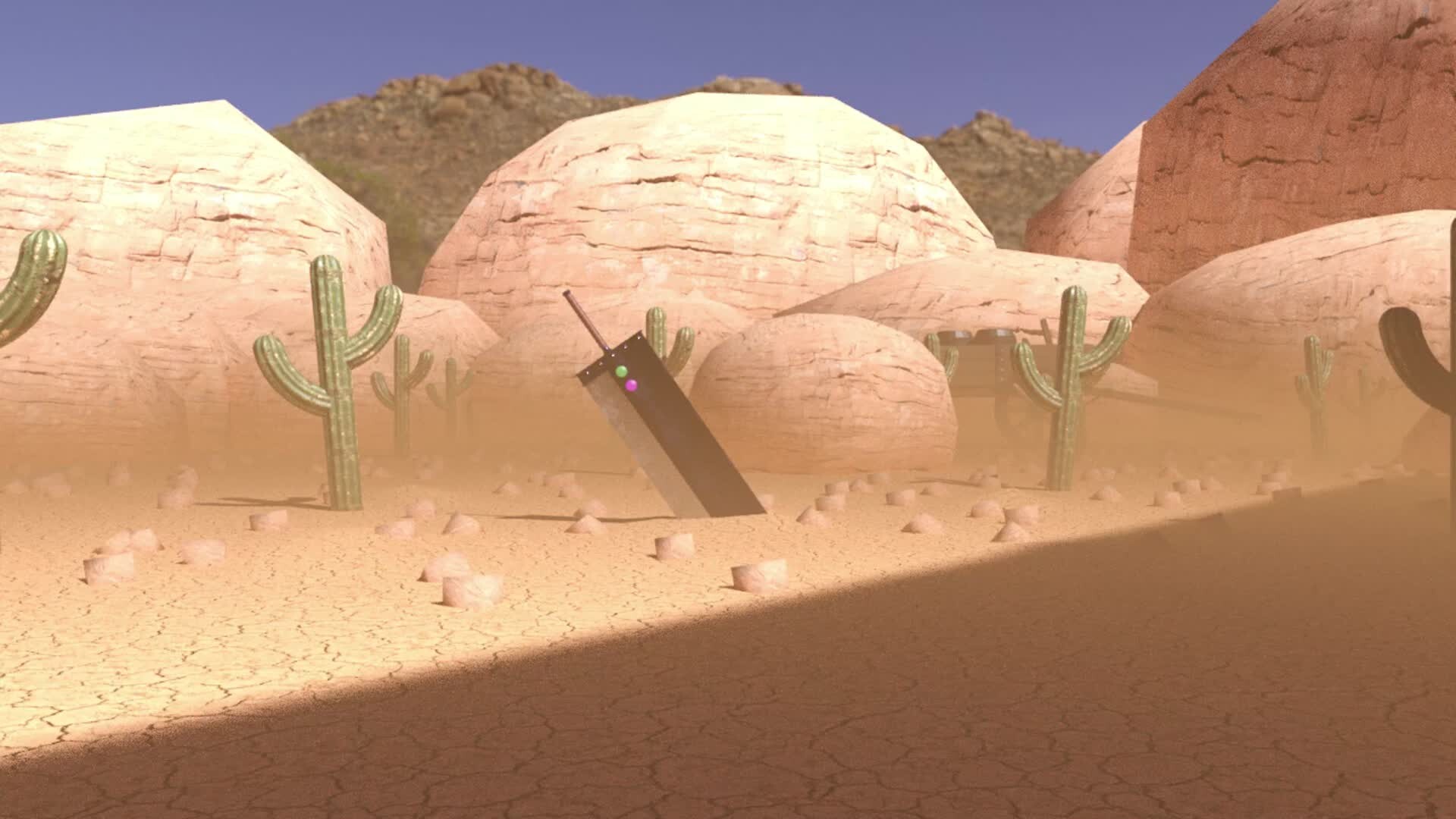 ArtStation - Buster Sword Animation 2022