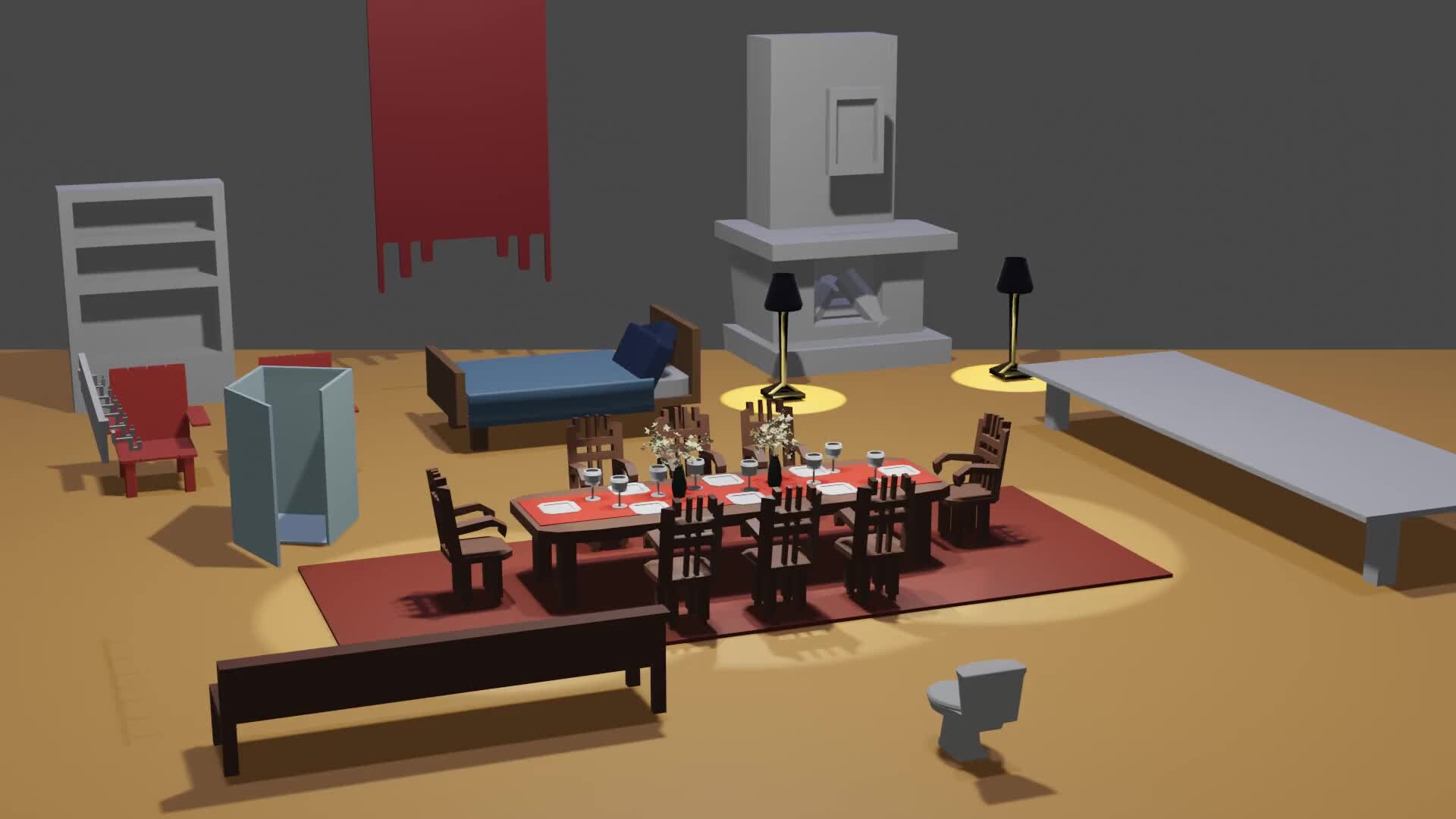 ArtStation - 3D animation - Low Ploy Assets