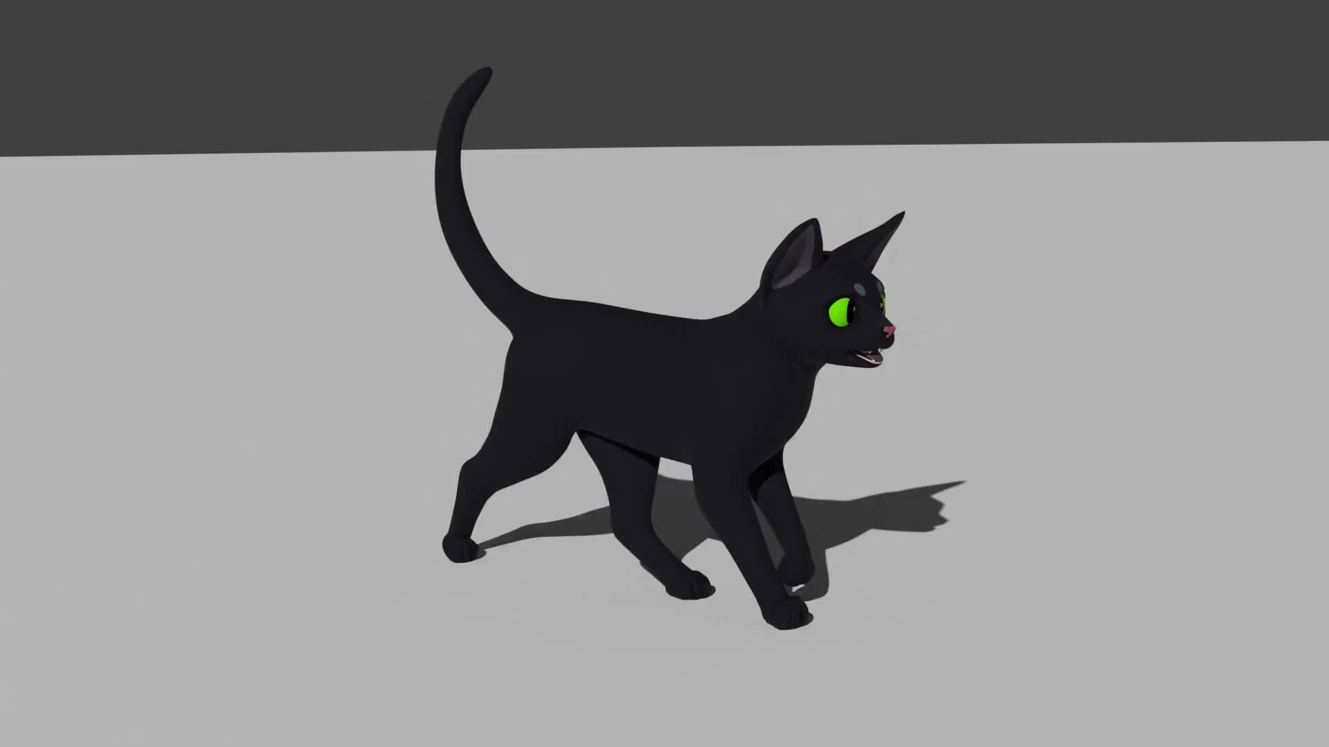 ArtStation - Cat walk cycle