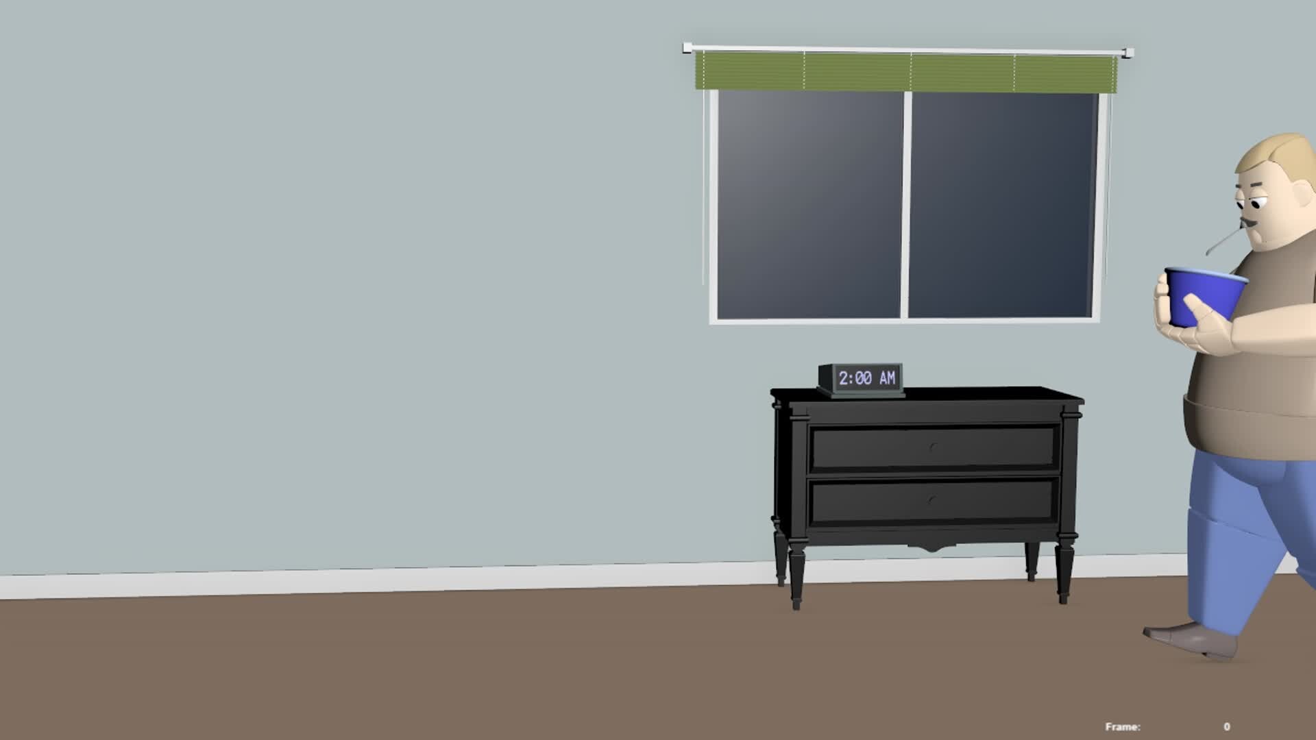 ArtStation - Walk to Stop Animation