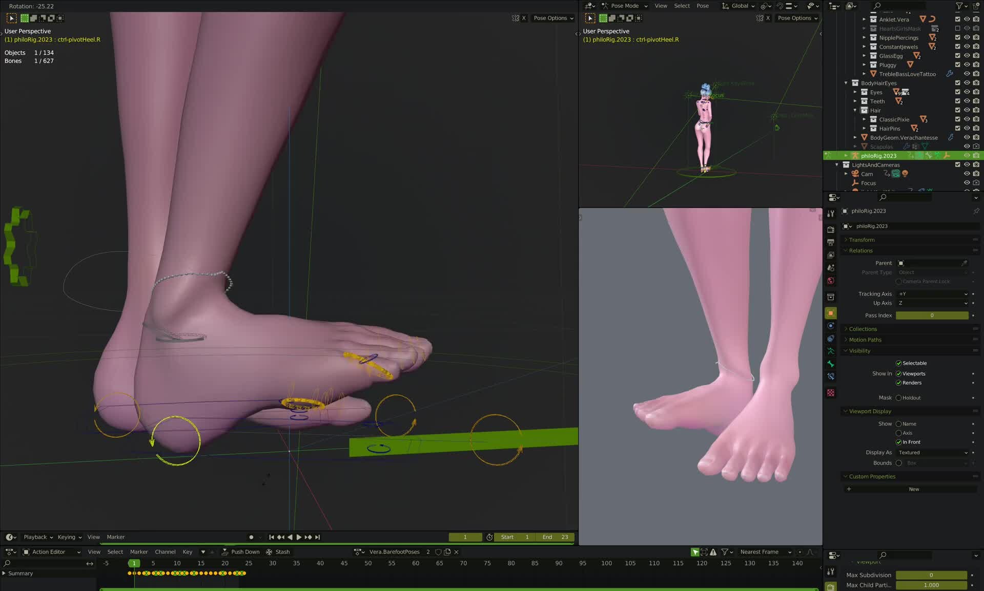 ArtStation - Princess Verachantesse, Toes!