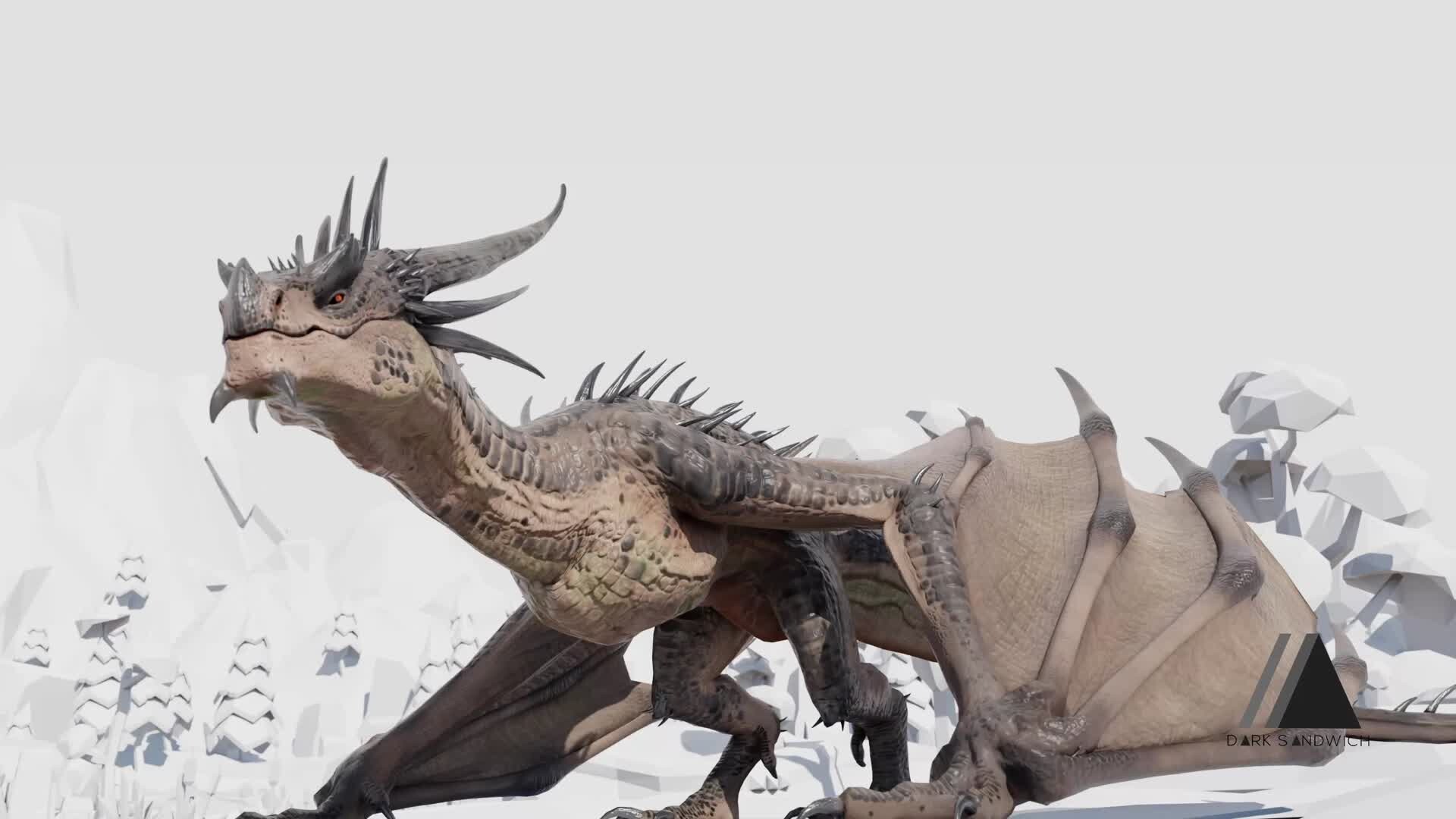 ArtStation - Wyvern Flying